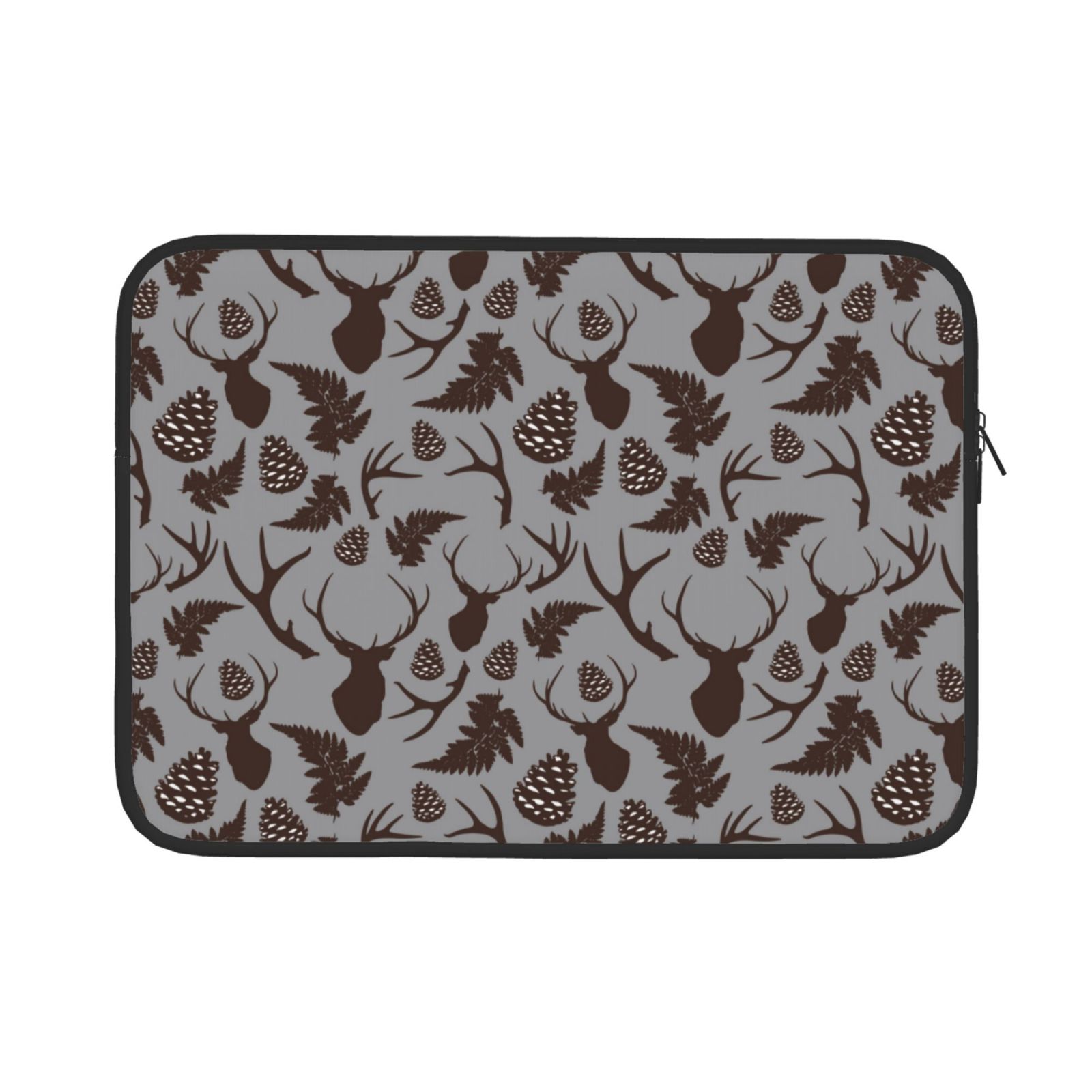 Matuu Brown Moose with Pinecones for Laptop Computer and Tablet Bag ...