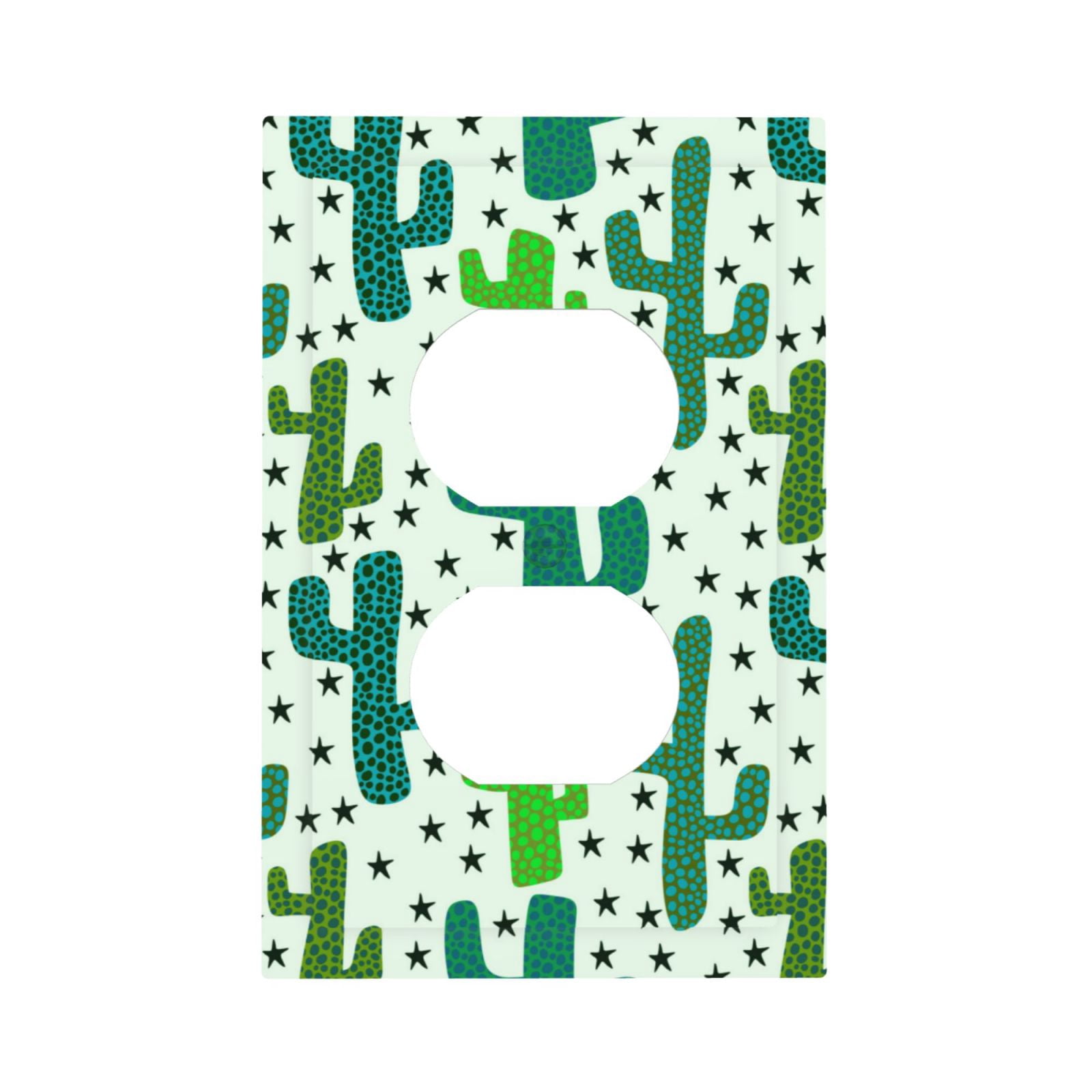 Matuu Cactus 1 for Modern Decorative Wall Plate Switch Plate Outlet ...