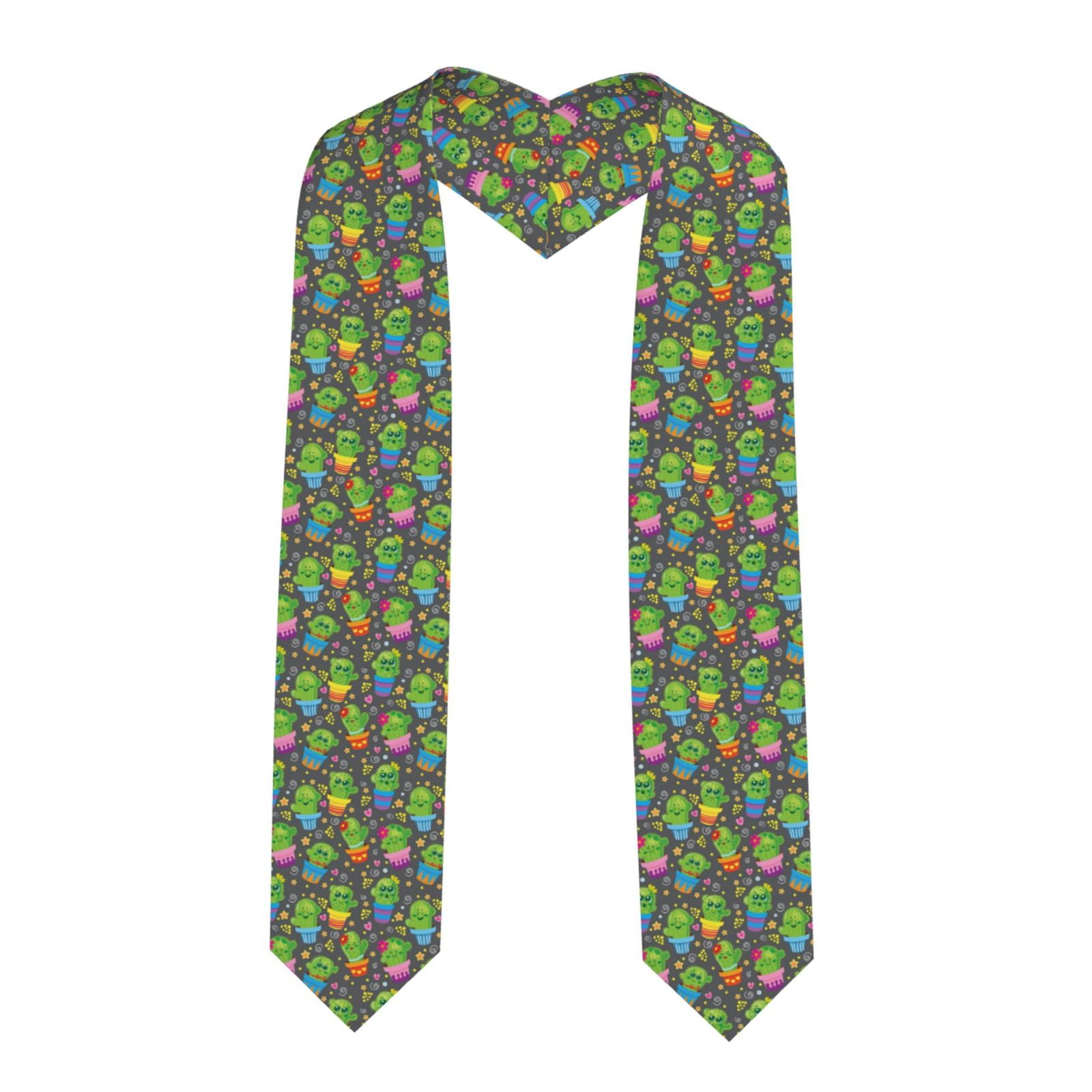 Matuu Cactus In Pots for Unisex Adult Graduation Stole 72” Long Shawl ...