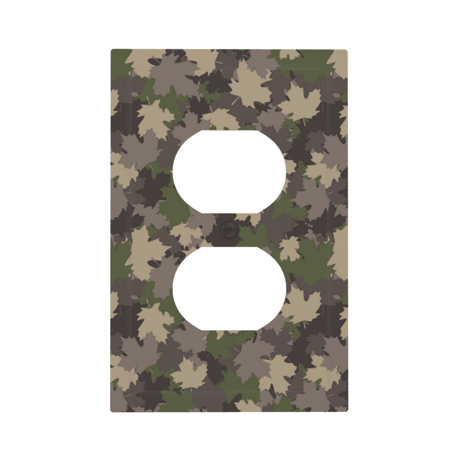 Matuu Camouflage maple for Modern Decorative Wall Plate Switch Plate ...