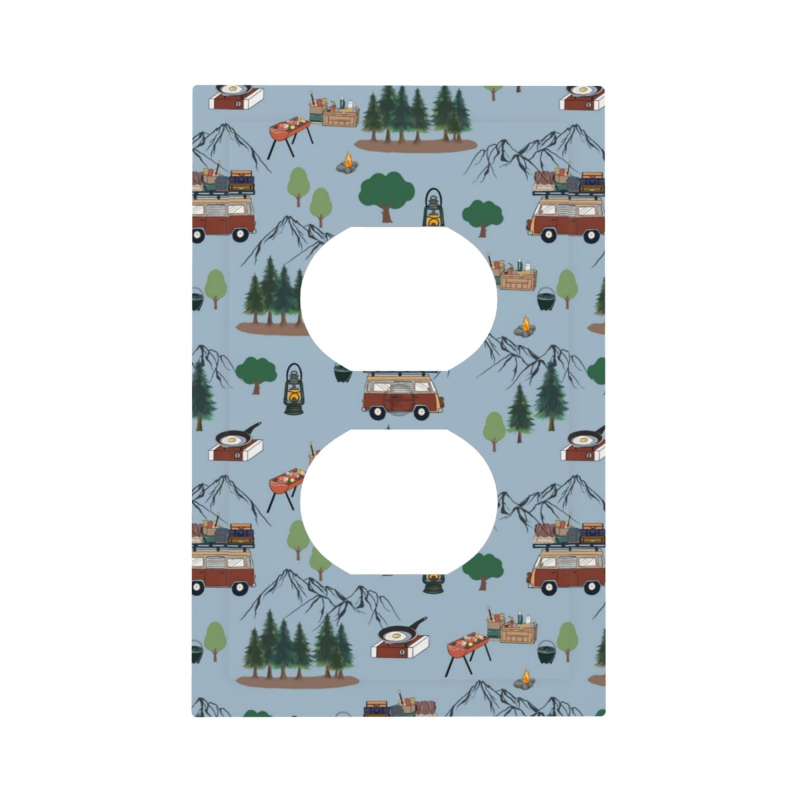 Matuu Camping Caravan for Modern Decorative Wall Plate Switch Plate ...