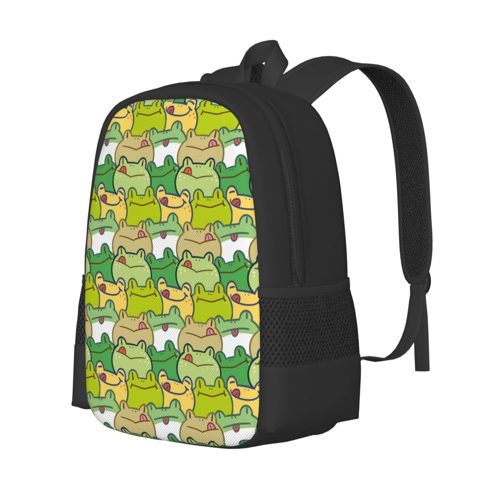 Matuu Cartoon Frog for Backpacks,Durable and Lightweight Bookbag with 1 ...