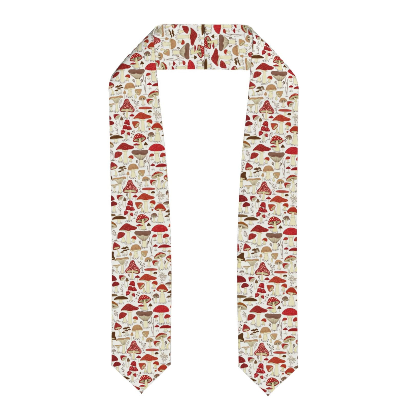 Matuu Cartoon Mushrooms For Unisex Adult Graduation Stole 72” Long