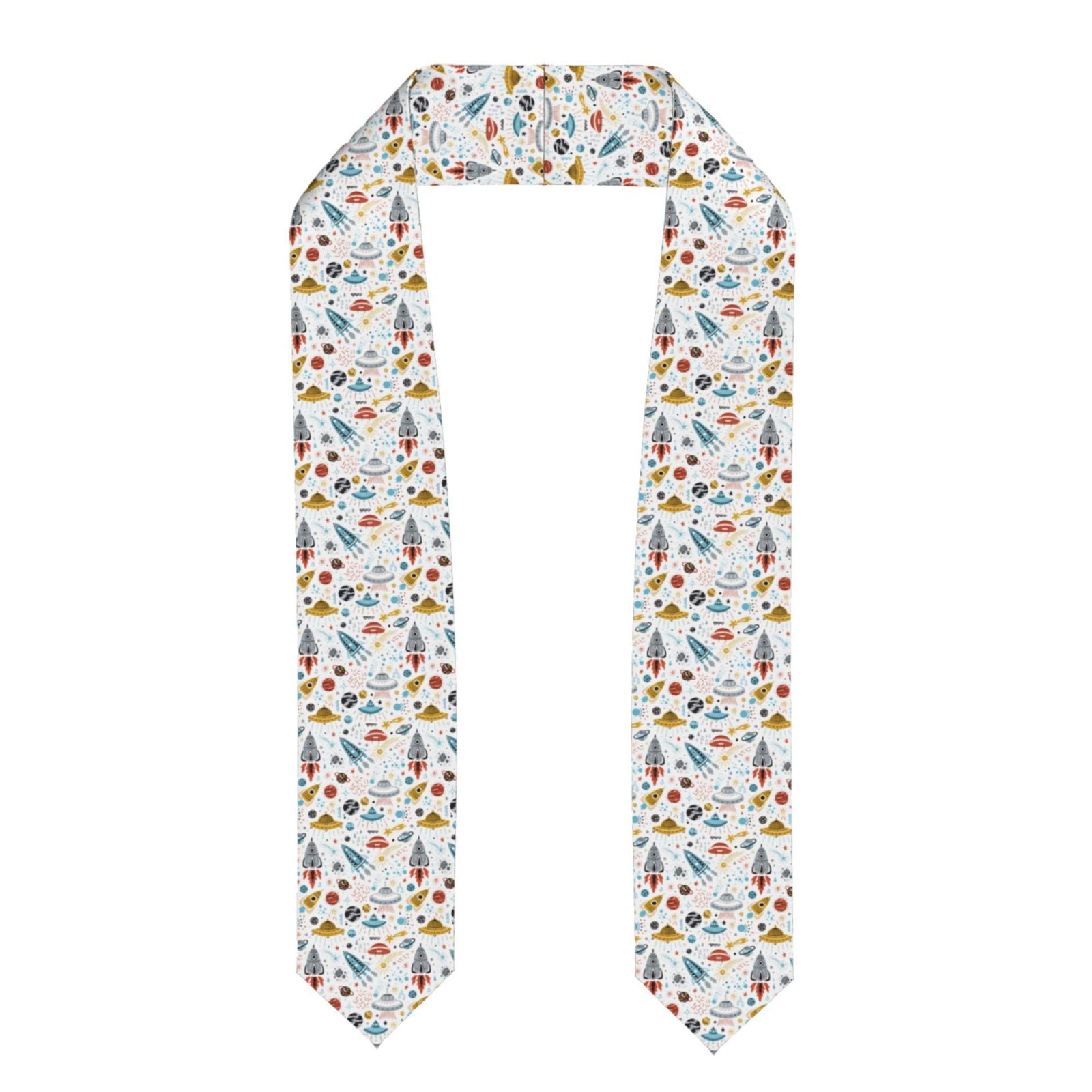Matuu Cartoon Space For Unisex Adult Graduation Stole 72” Long Shawl