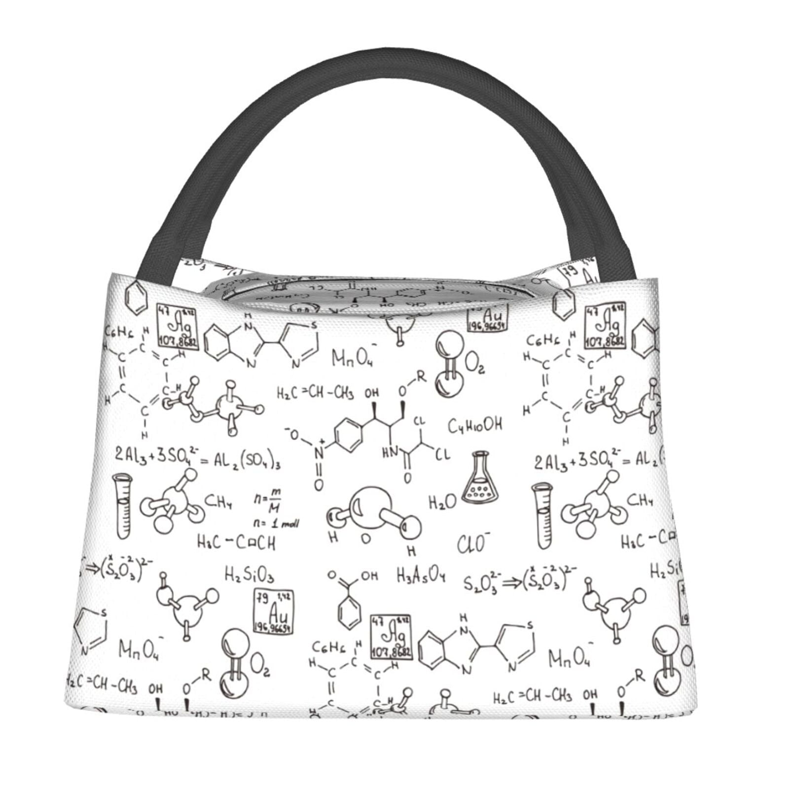 Matuu Chemical Formulas for Lunch Bag Thermal Insulated Bag – Portable ...