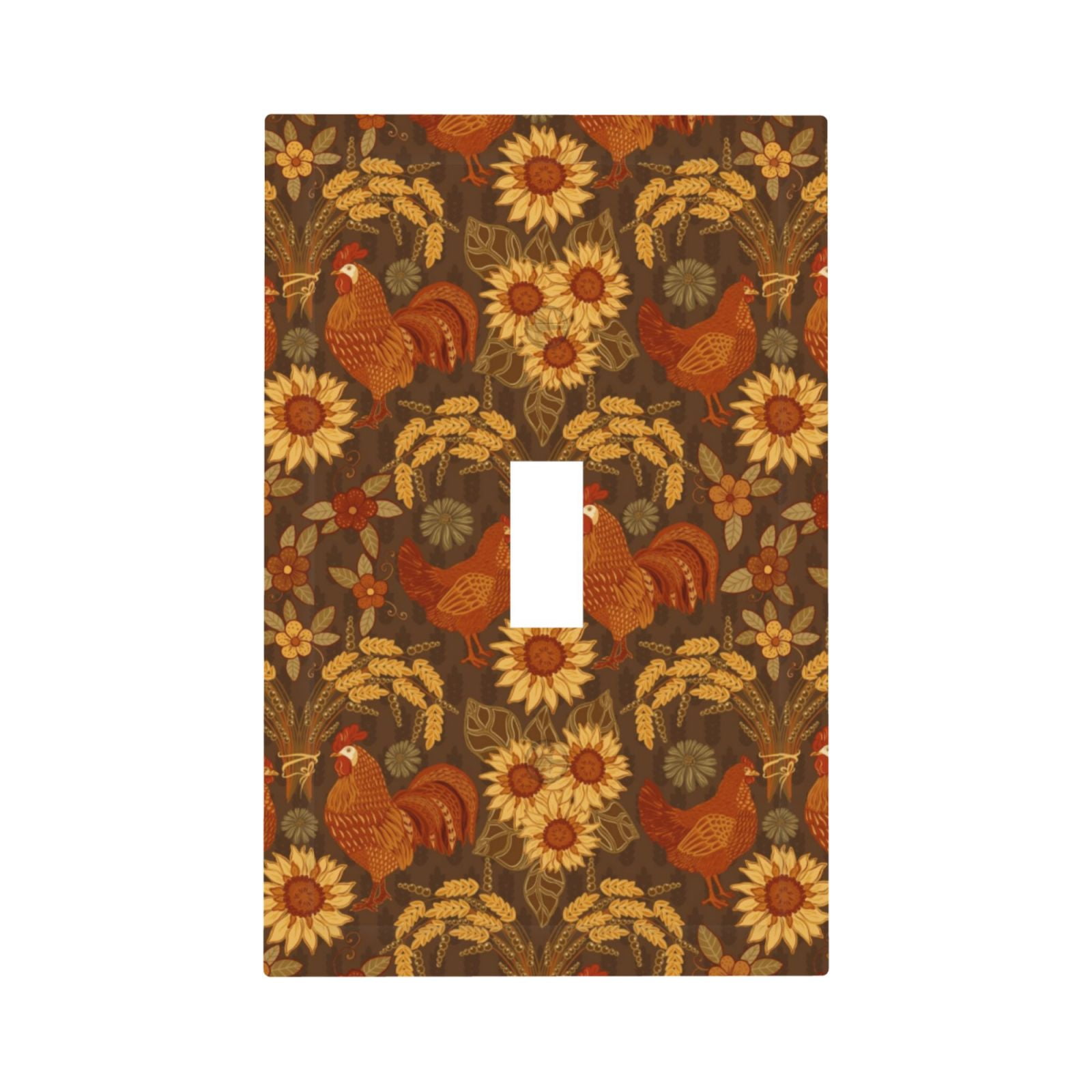 Matuu Chicken And Rooster for Modern Decorative Wall Plate Switch Plate ...