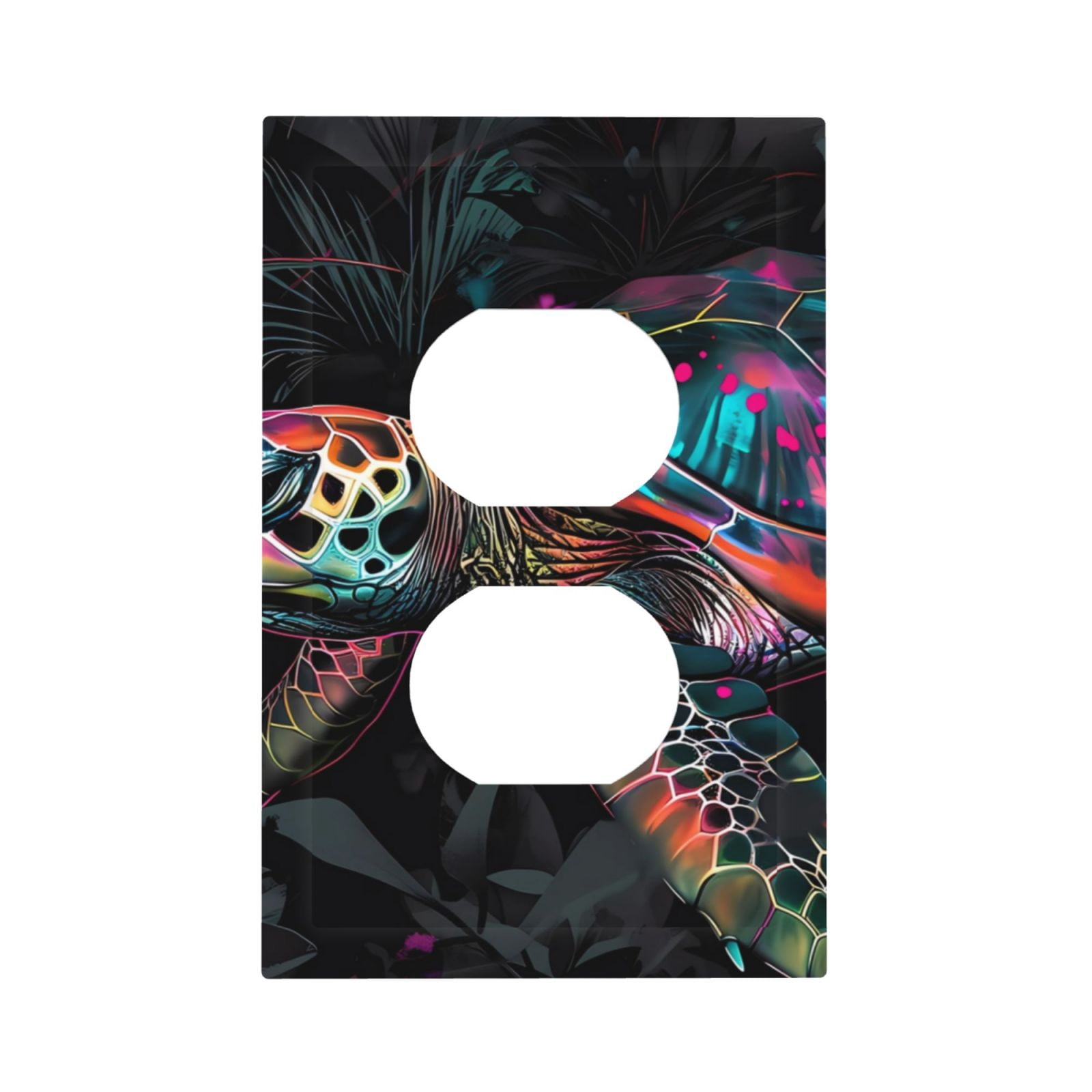 Matuu Colorful Plant Turtle A for Modern Decorative Wall Plate Switch ...