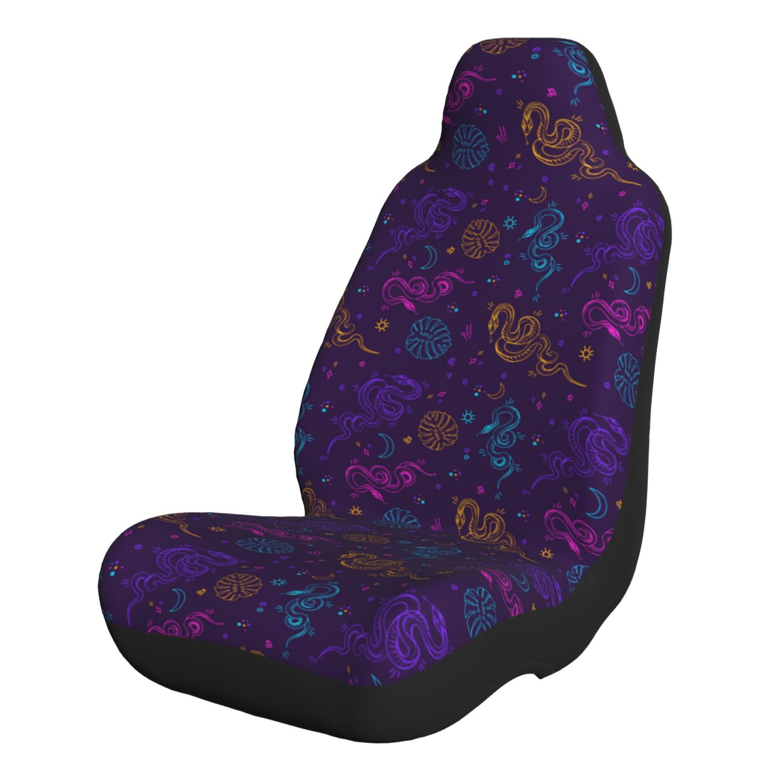 Matuu Colorful Snake Printed Car Seat Covers Light and Breezy Car ...