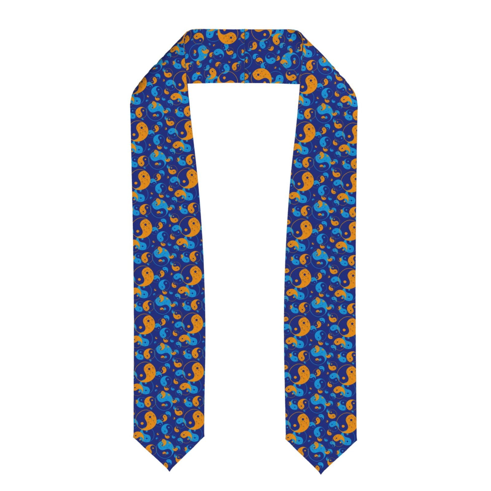 Matuu Colorful Yin Yang For Unisex Adult Graduation Stole 72” Long