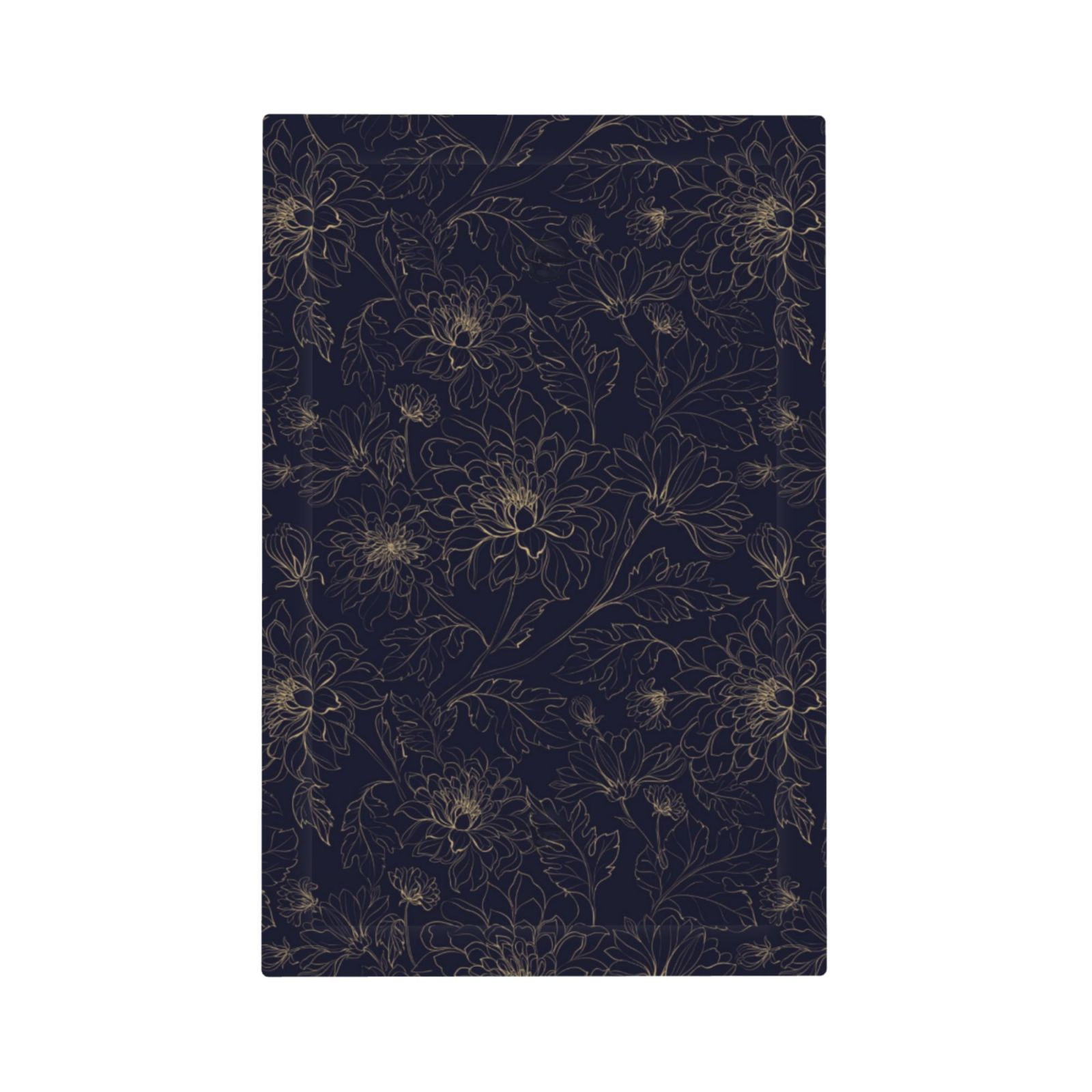 Matuu Copper-Gold Gloss Outline Chrysanthemum for Modern Decorative ...