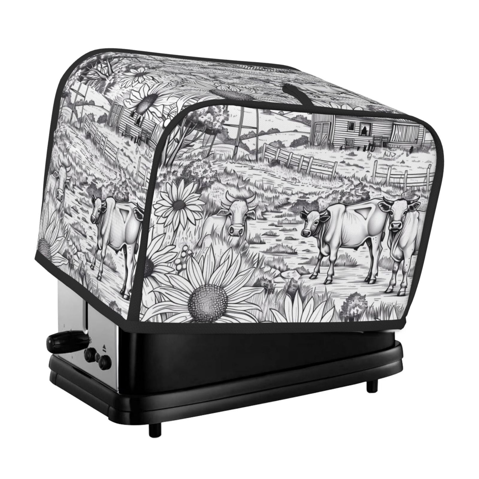 Matuu Country Farm Scene for Universal 2 slice Toaster Cover, Small ...