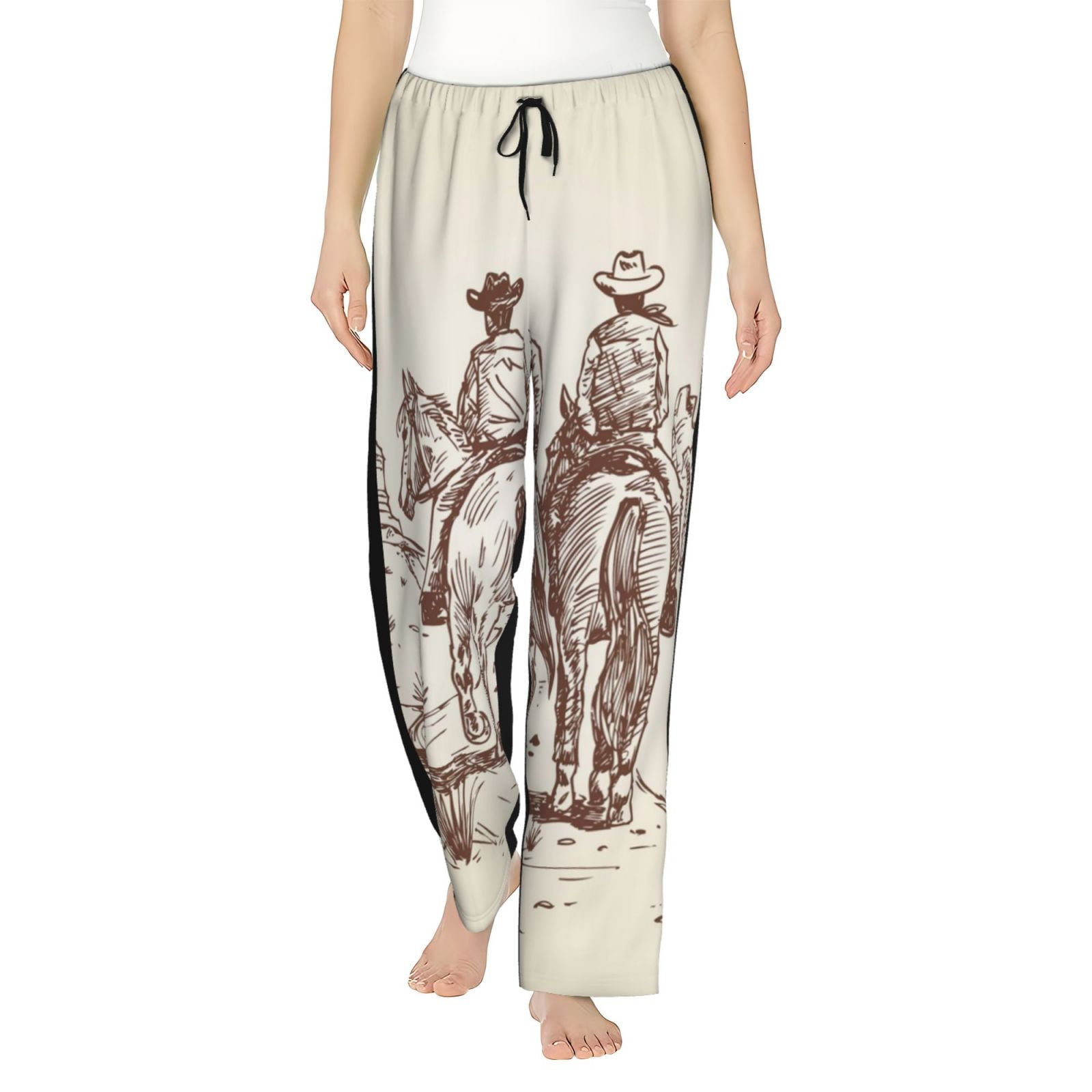 Matuu Cowboys Riding Horses for Pajama Pants Women Women's Ultra-Soft ...