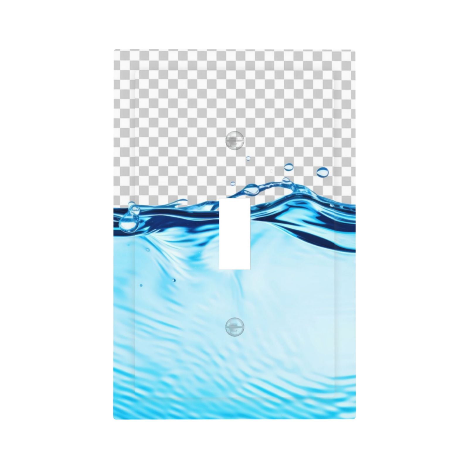 Matuu Crystal Clear Water Splash for Modern Decorative Wall Plate ...
