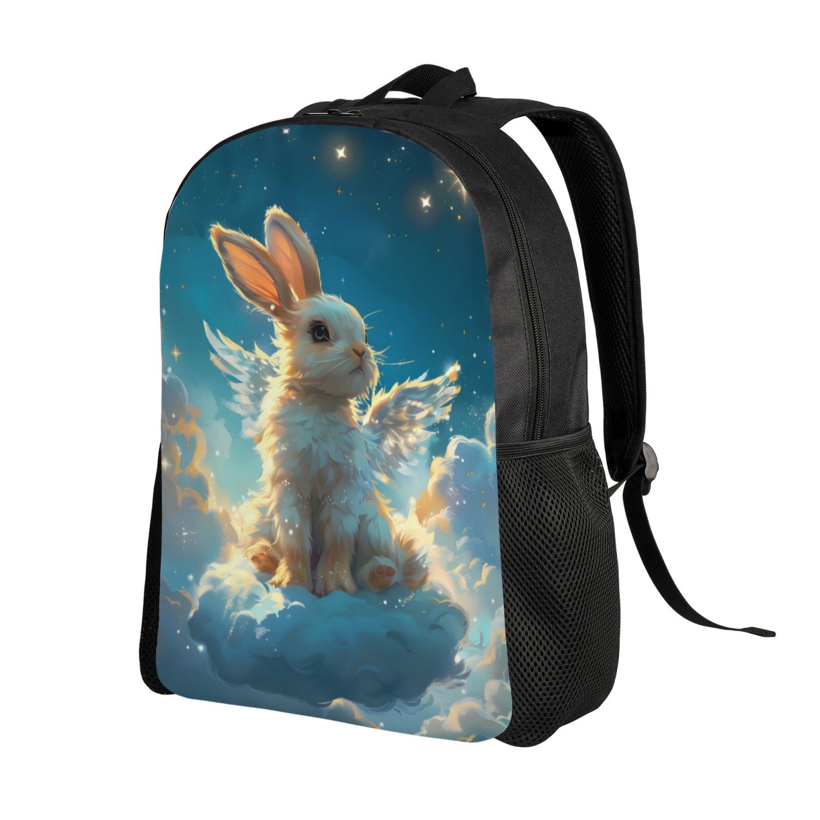 Matuu Cute Angel Winged Rabbit for Carry-on Backpack for Men and Women ...