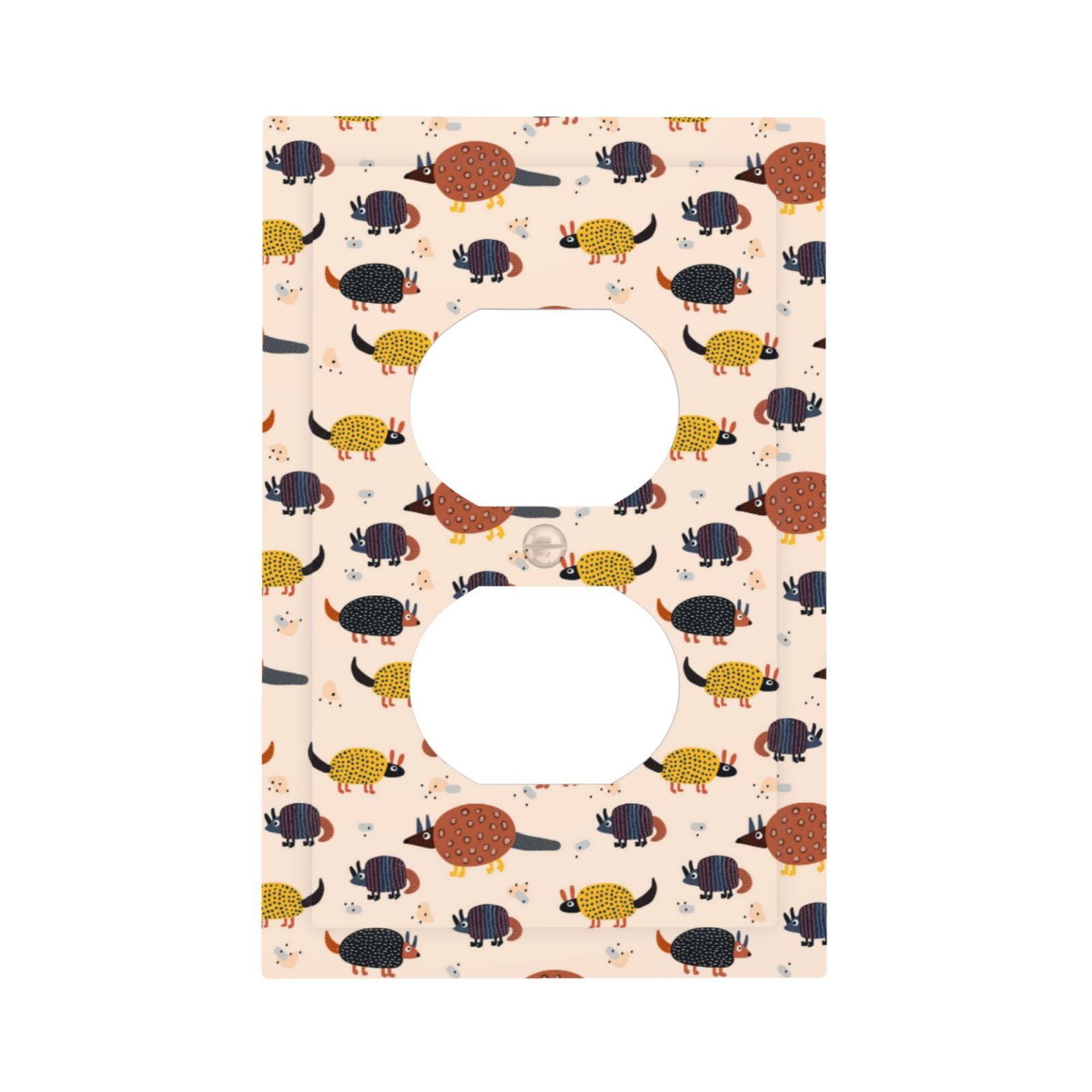 Matuu Cute Armadillo1 for Modern Decorative Wall Plate Switch Plate ...