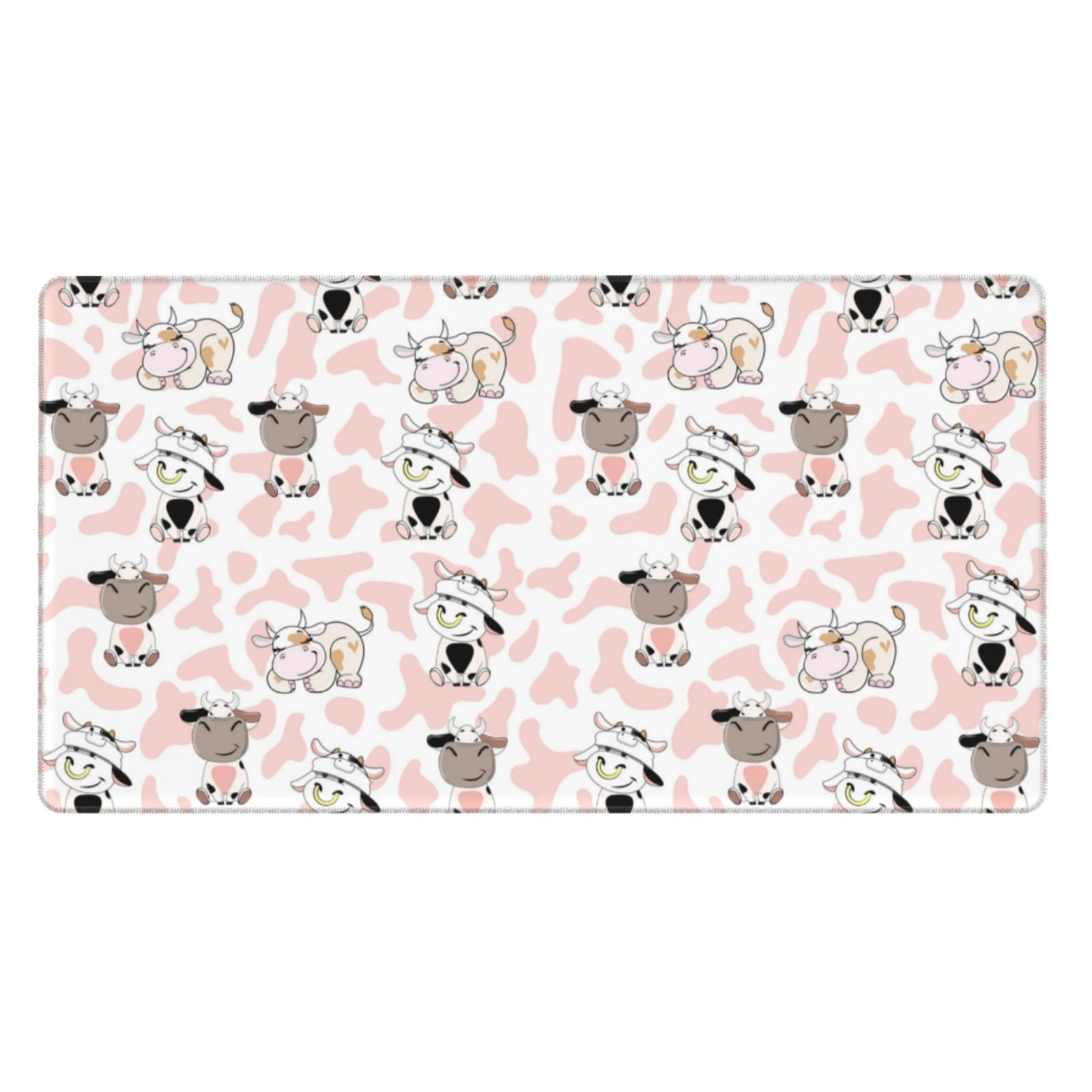 Matuu Cute Cartoon Cows for Large Gaming Mouse Pad Desk Mat with Non ...