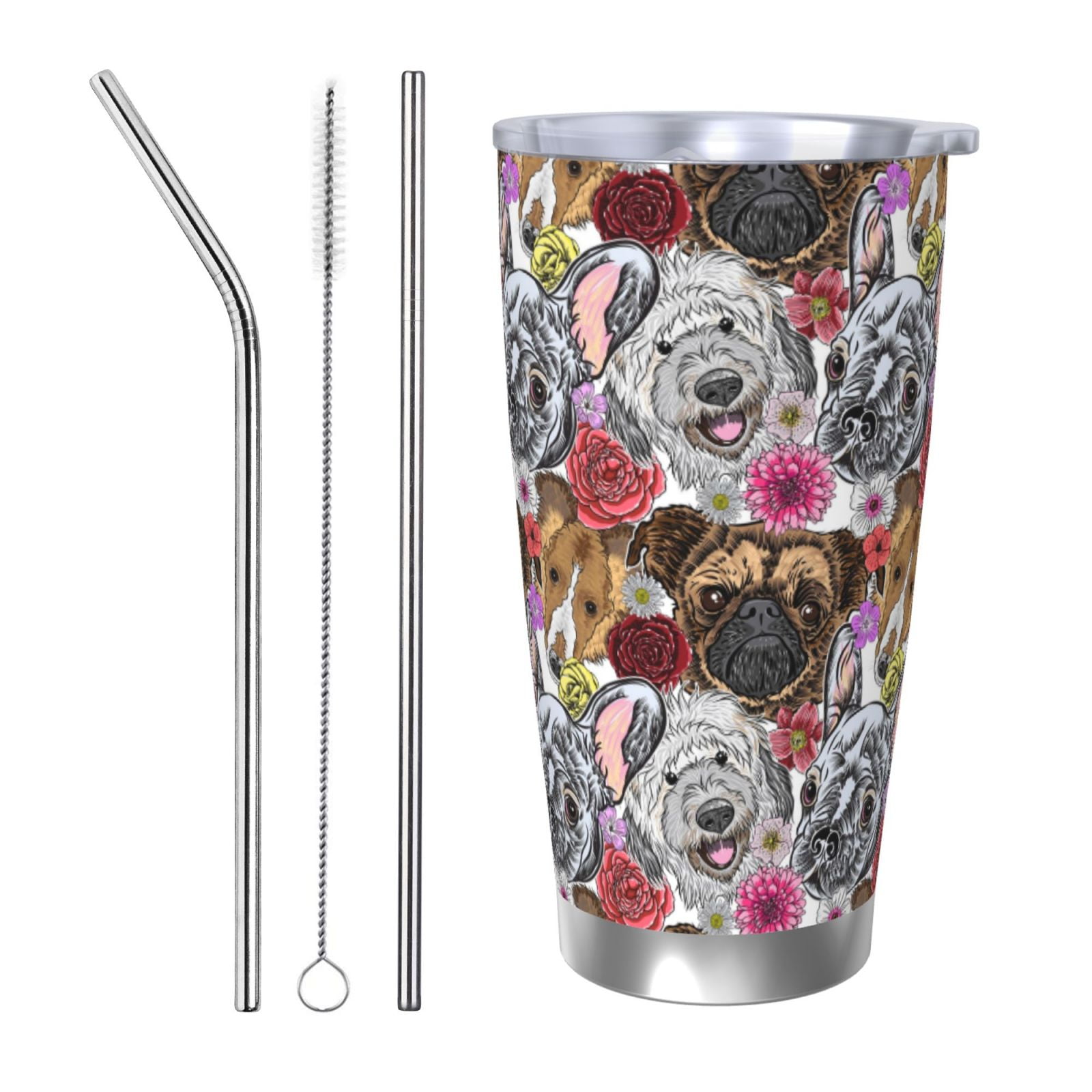 Matuu Cute Dogs Puppy1 for 20oz Durable Thermal Cups Keep Drinks Cold ...