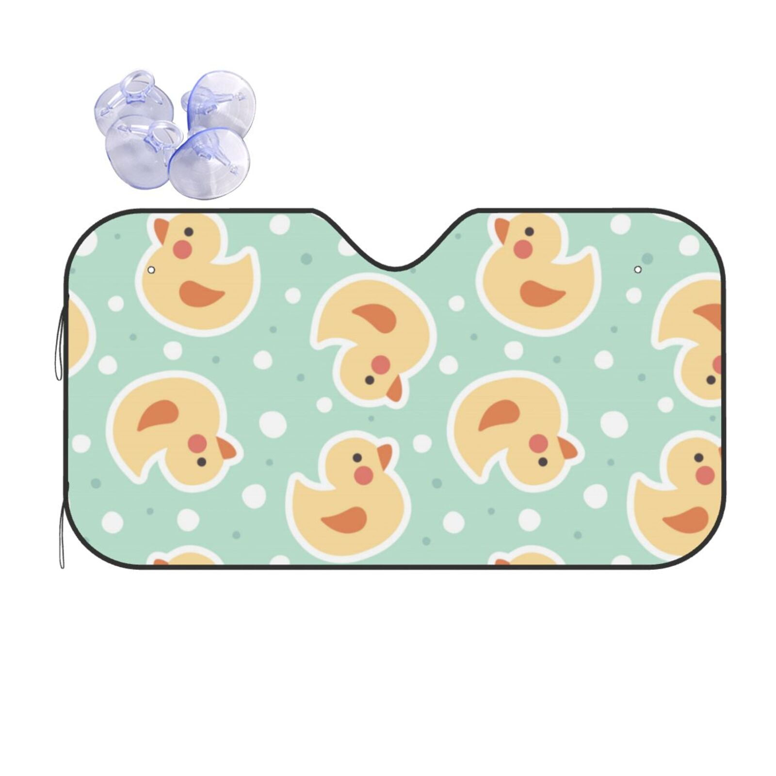 Matuu Cute Duck Print Foldable Front Window Car Windshield Sun Shade ...