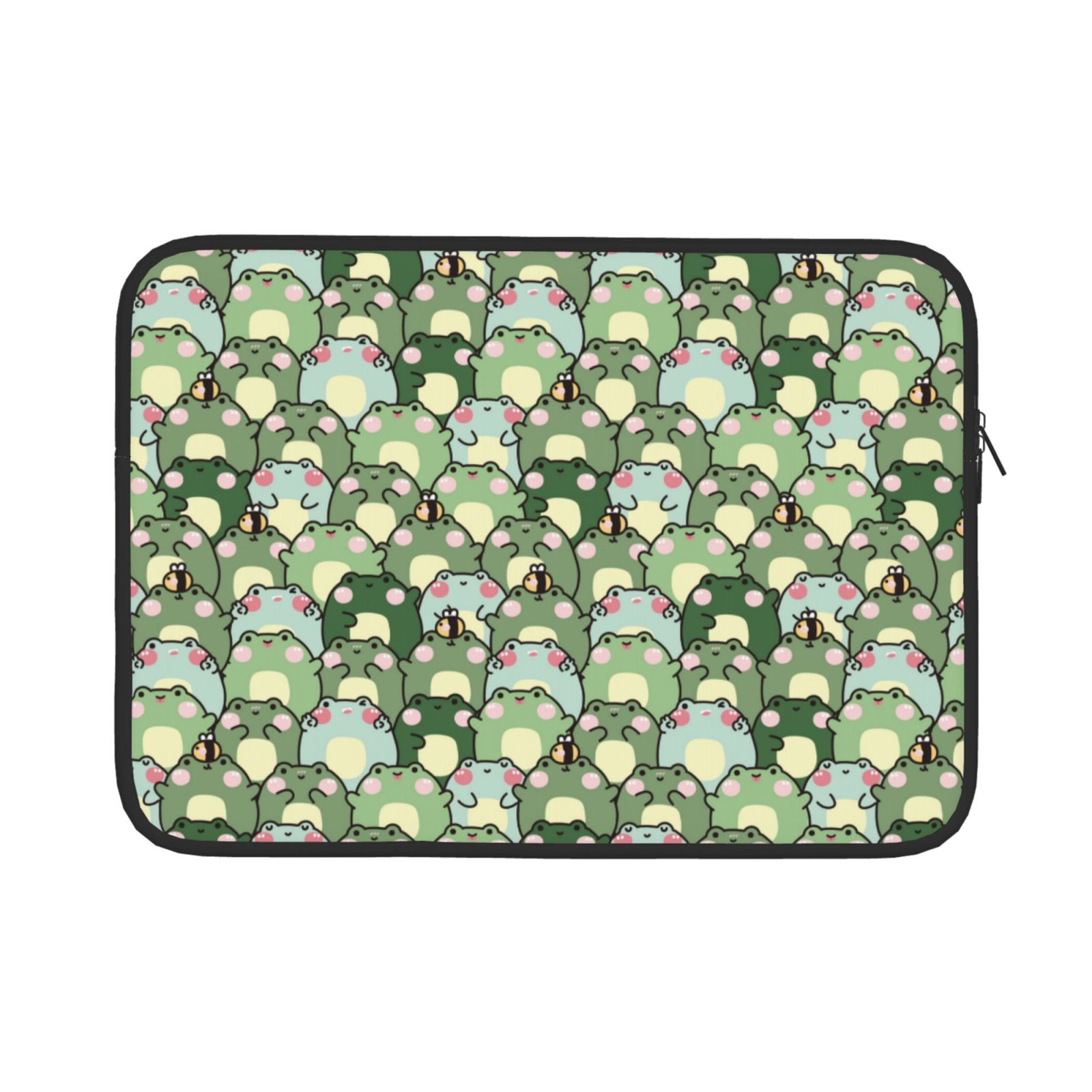 Matuu Cute Frog for Laptop Computer and Tablet Bag Carrying Case ...