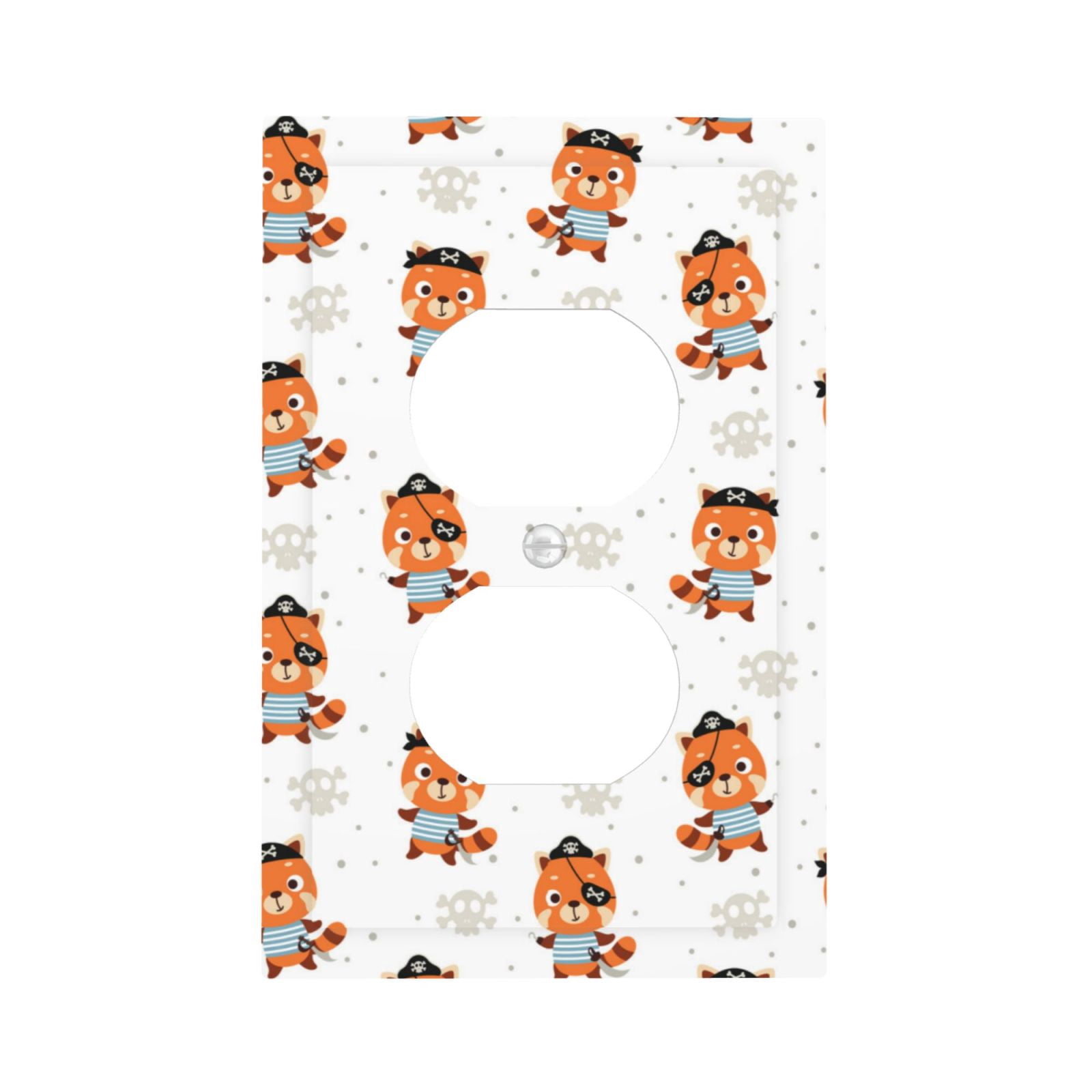 Matuu Cute Little Pirate Red Panda for Modern Decorative Wall Plate ...