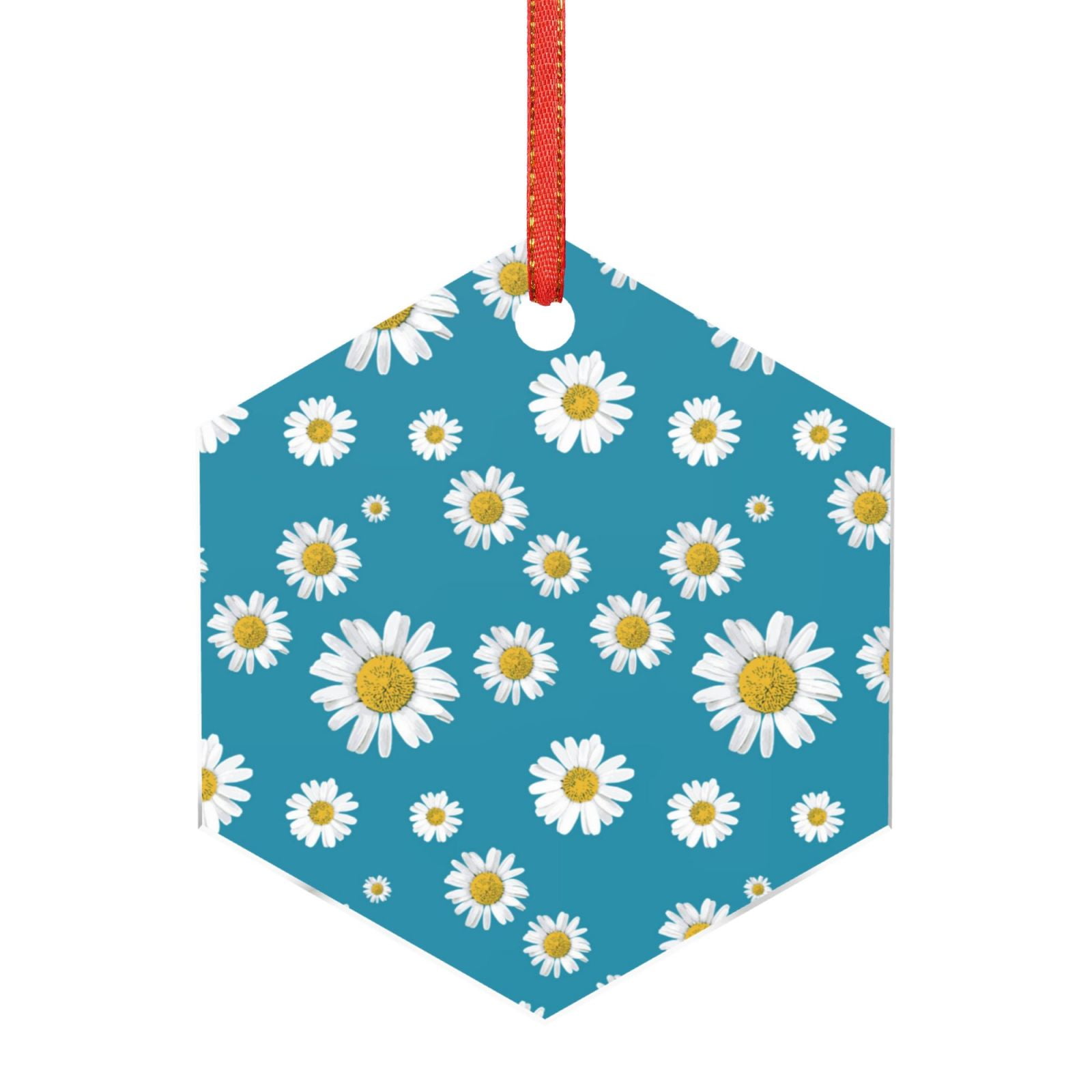 Matuu Daisies Flowers for Acrylic Christmas Pendant Ornaments Festive ...