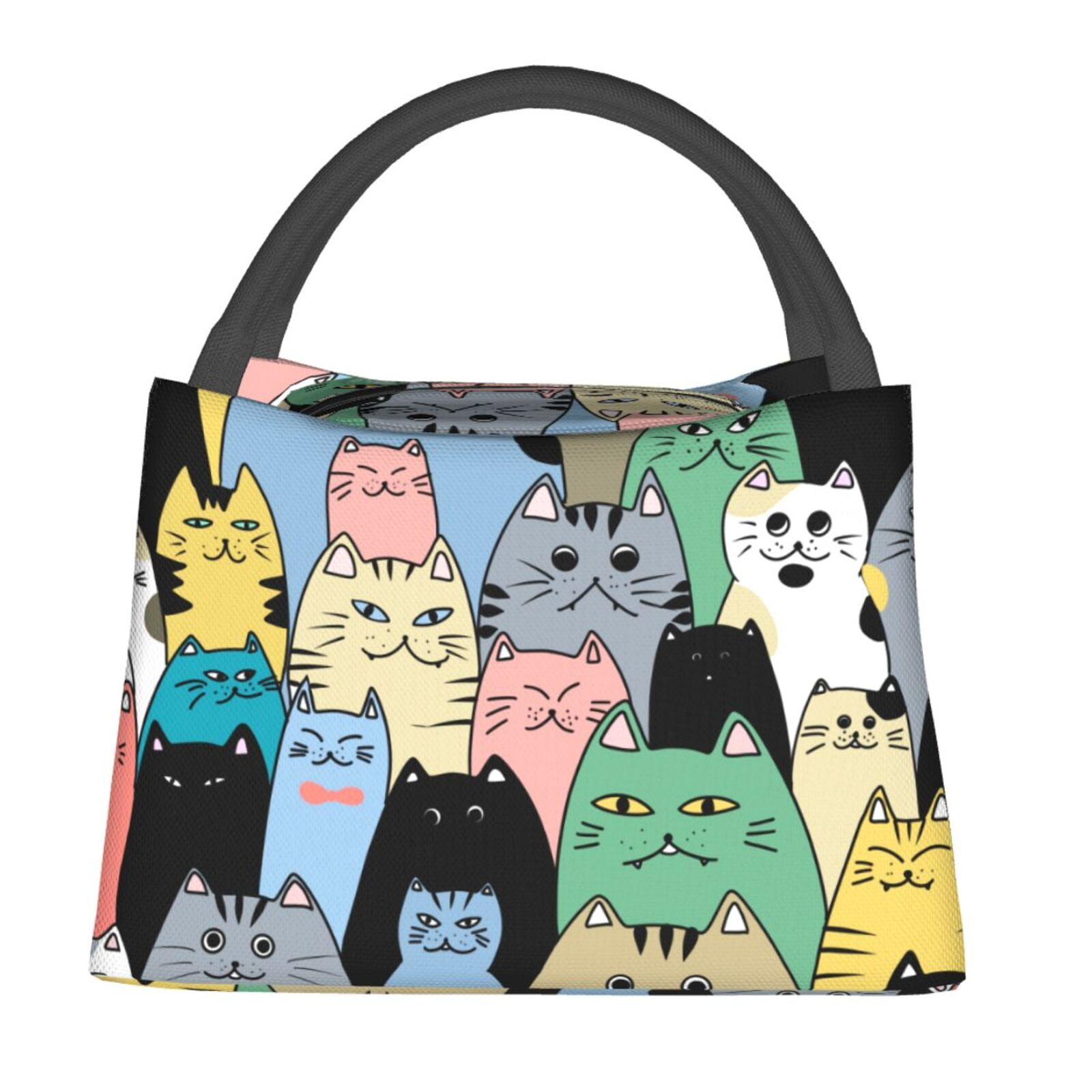 Matuu Different Cats for Lunch Bag Thermal Insulated Bag – Portable ...