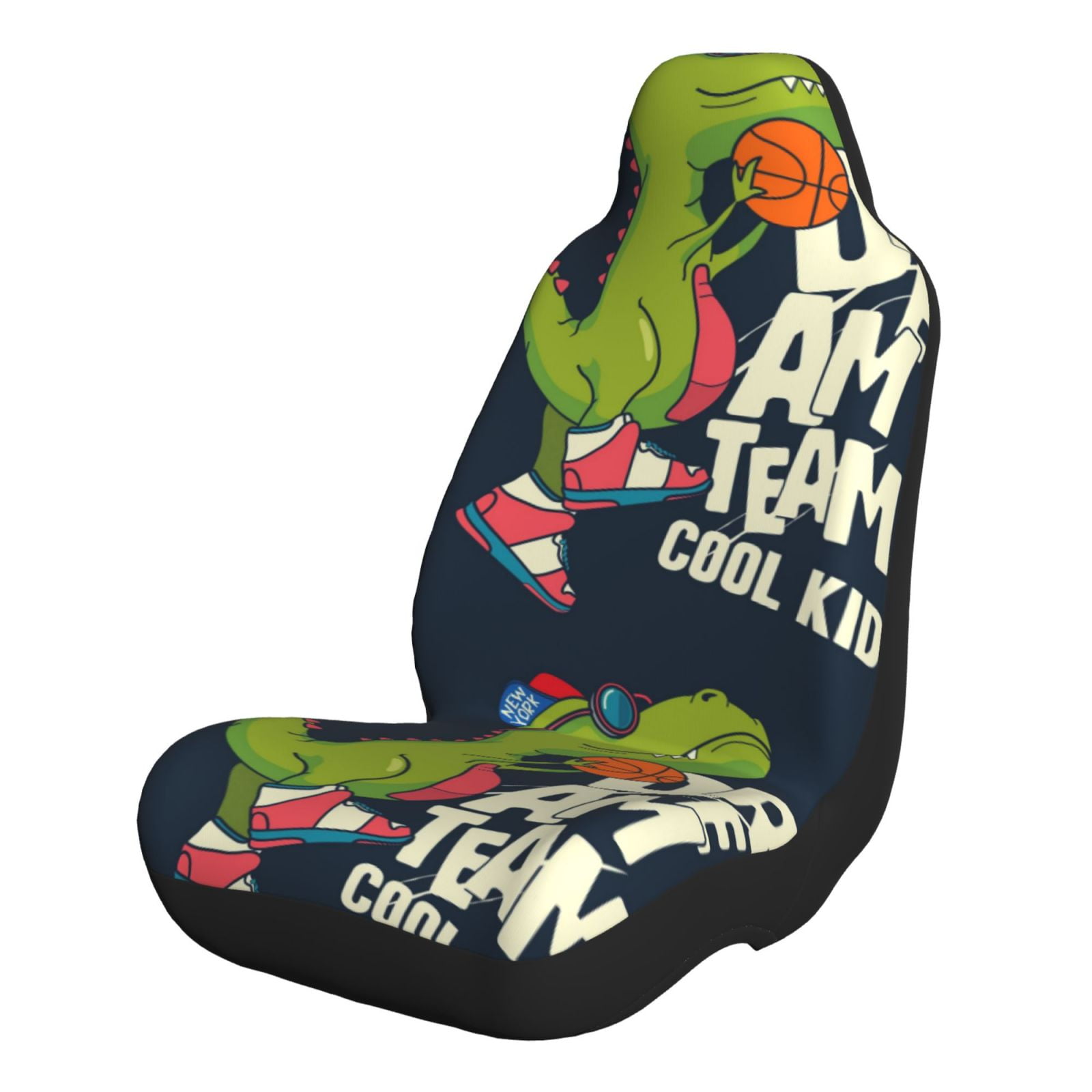 Matuu Dinosaur Basketball Player Printed Car Seat Covers Light and ...