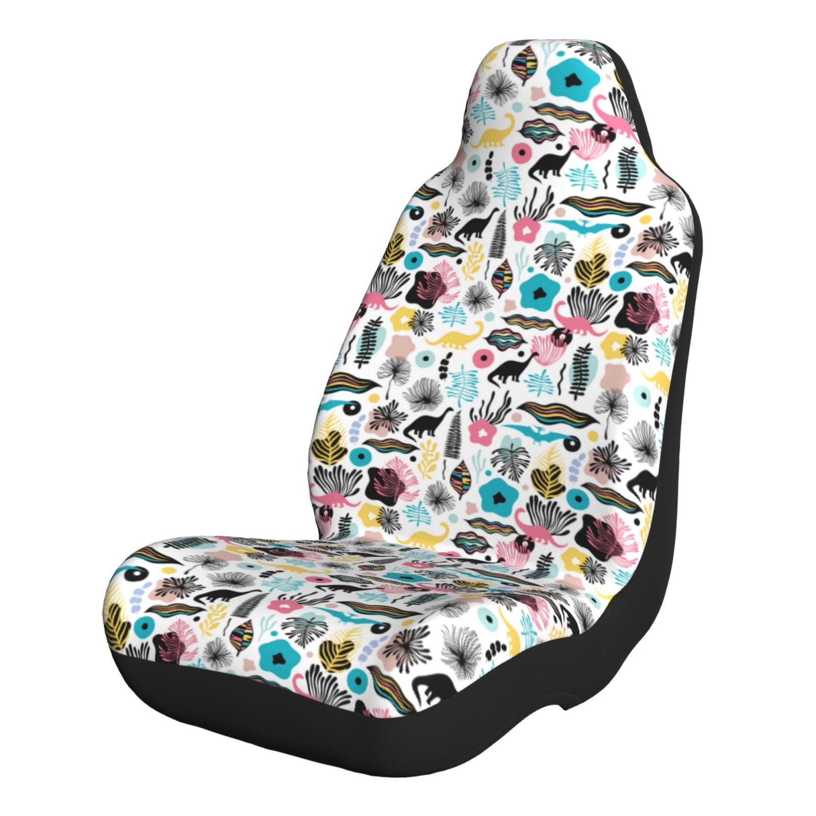 Matuu Dinosaur Printed Car Seat Covers Light and Breezy Car Interior ...