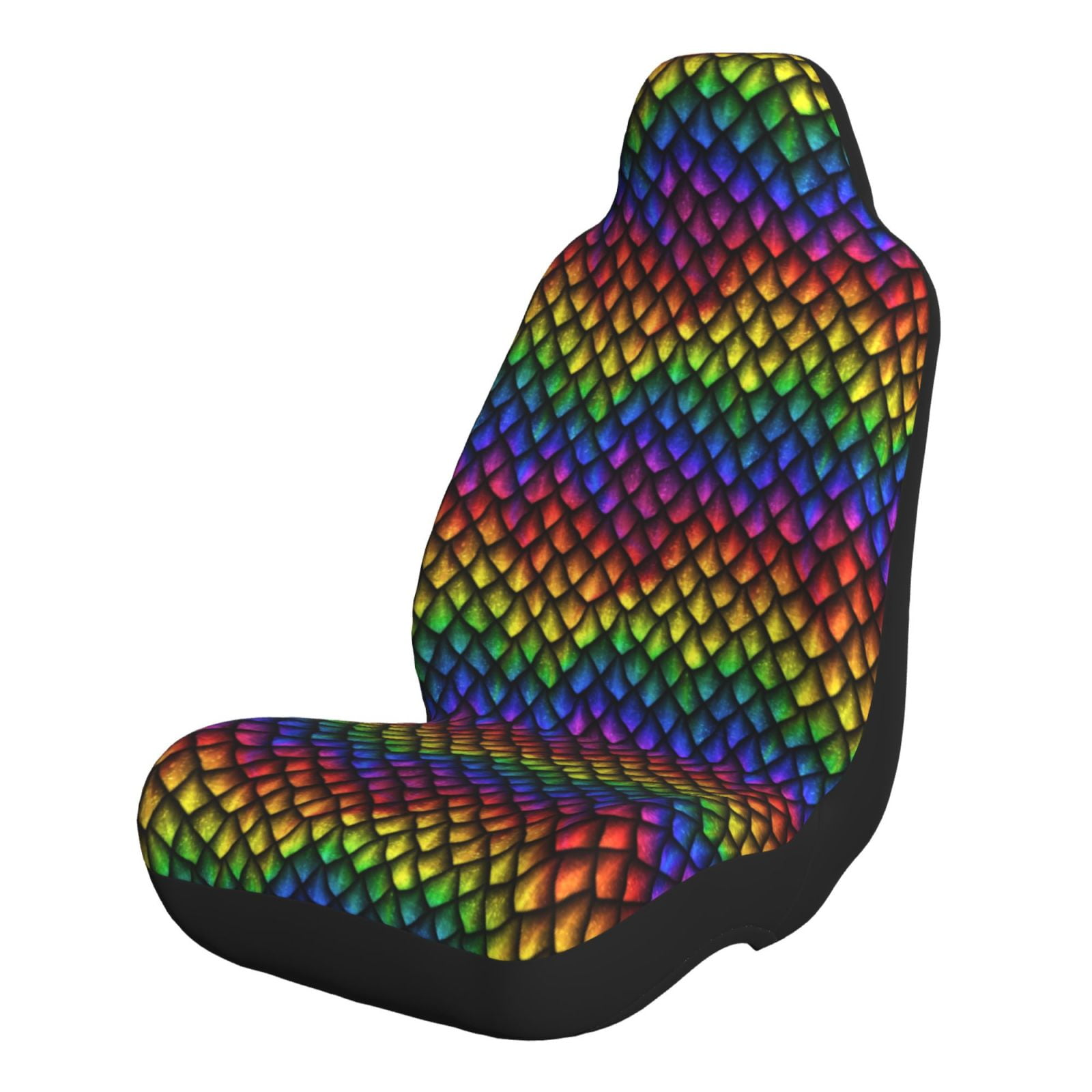 Matuu Dragon Scales Printed Car Seat Covers Light and Breezy Car ...