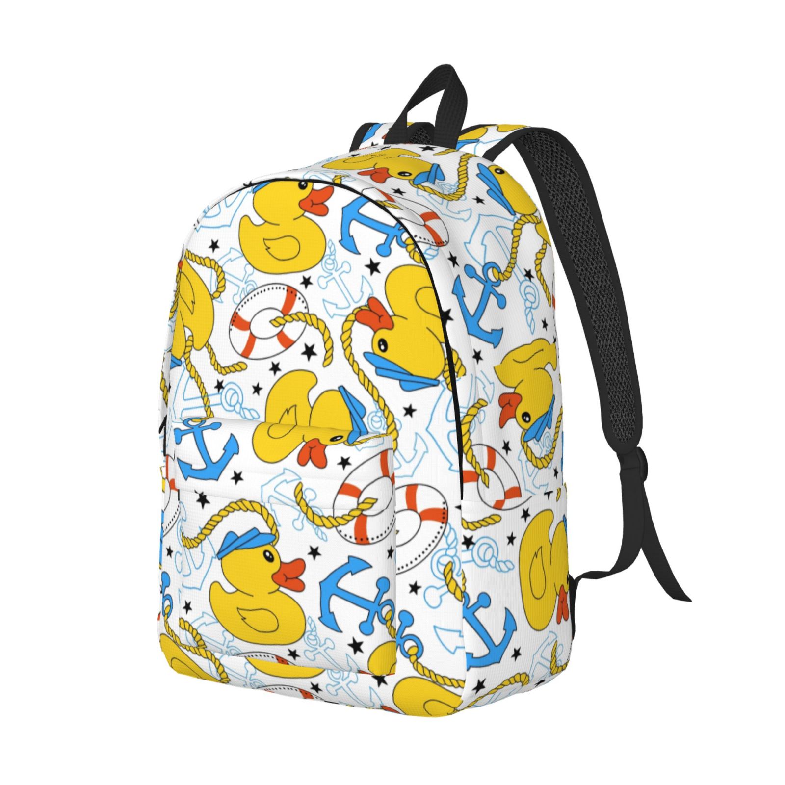 Matuu Ducks and Anchors for Canvas College Backpack for Men and Women ...