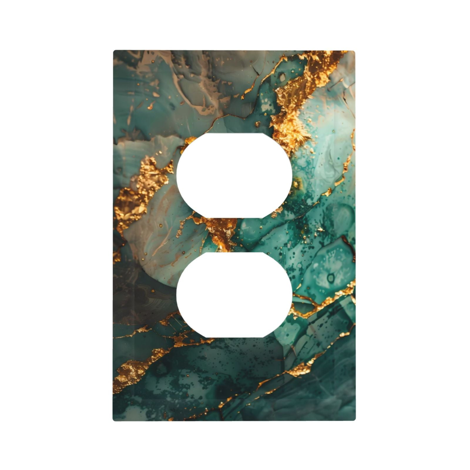 Matuu Emerald Color Gold Marble for Modern Decorative Wall Plate Switch ...