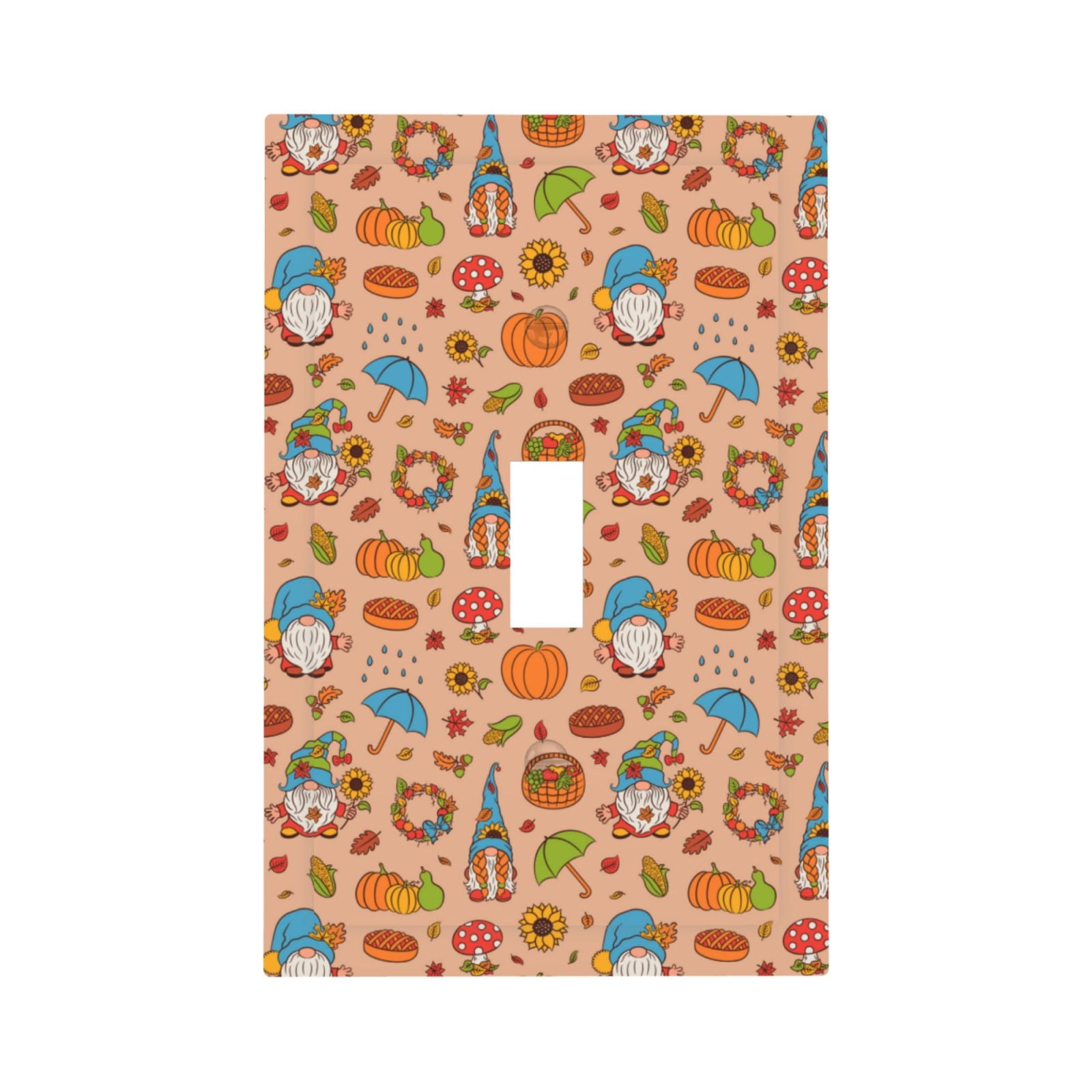Matuu Fall Gnomes1 for Modern Decorative Wall Plate Switch Plate Outlet ...