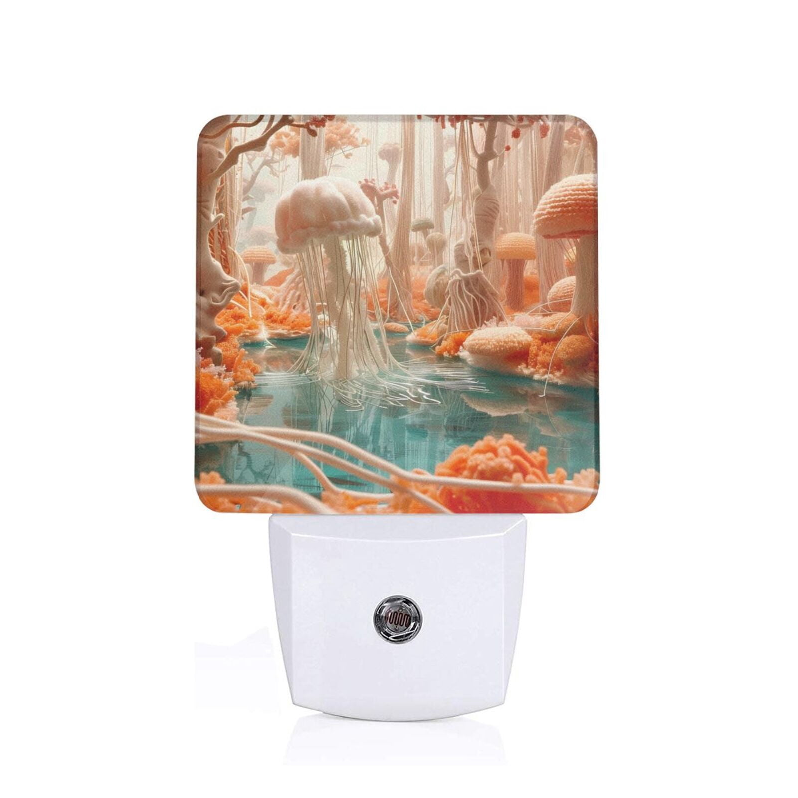 Matuu Fantasy Underwater Jellyfish for LED Night Lights Plug into Wall ...