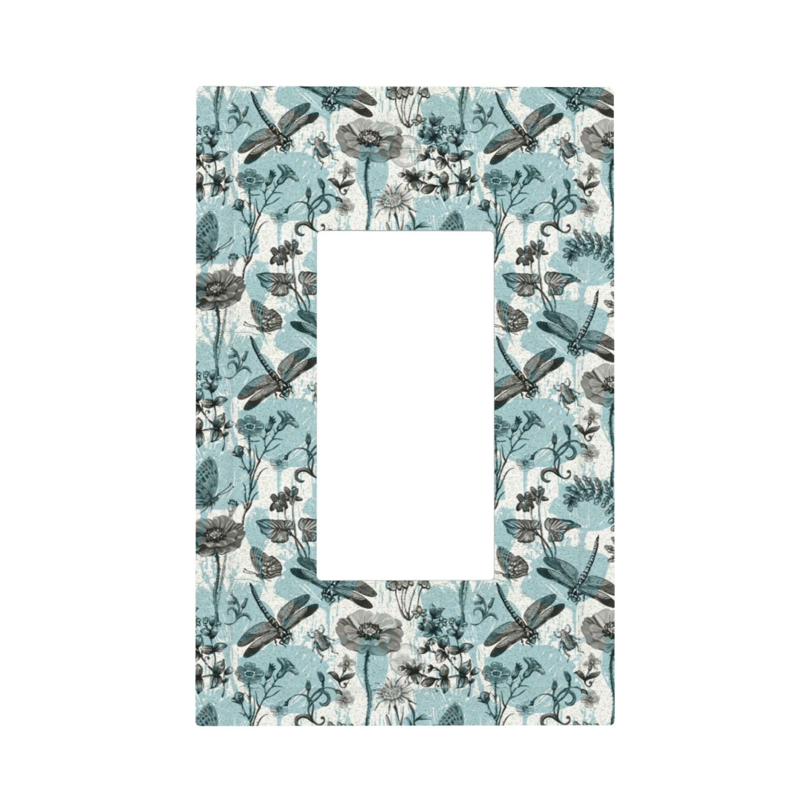 Matuu Flowers In Vintage for Modern Decorative Wall Plate Switch Plate ...