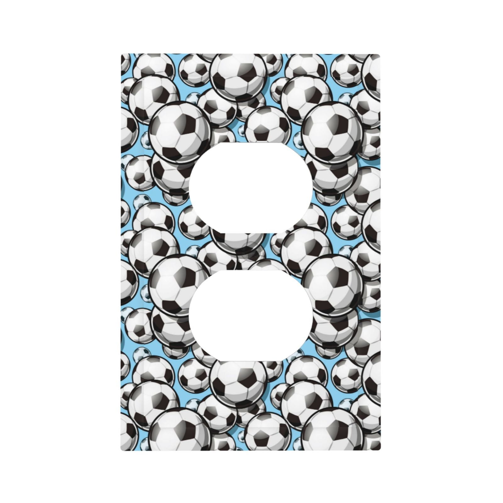Matuu Football Soccer Ball for Modern Decorative Wall Plate Switch ...