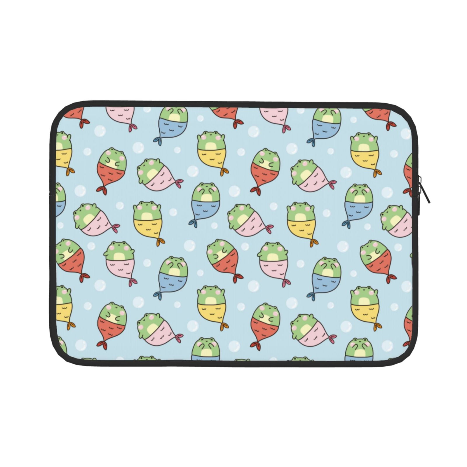 Matuu Frog In Mermaid for Laptop Computer and Tablet Bag Carrying Case ...
