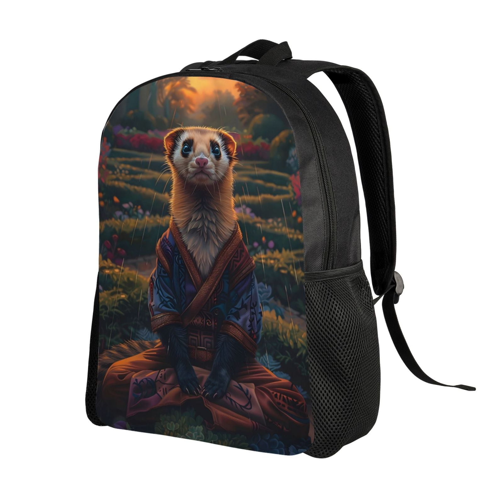Matuu Garden Meditating Weasel for Carry-on Backpack for Men and Women, Durable, Lightweight ...