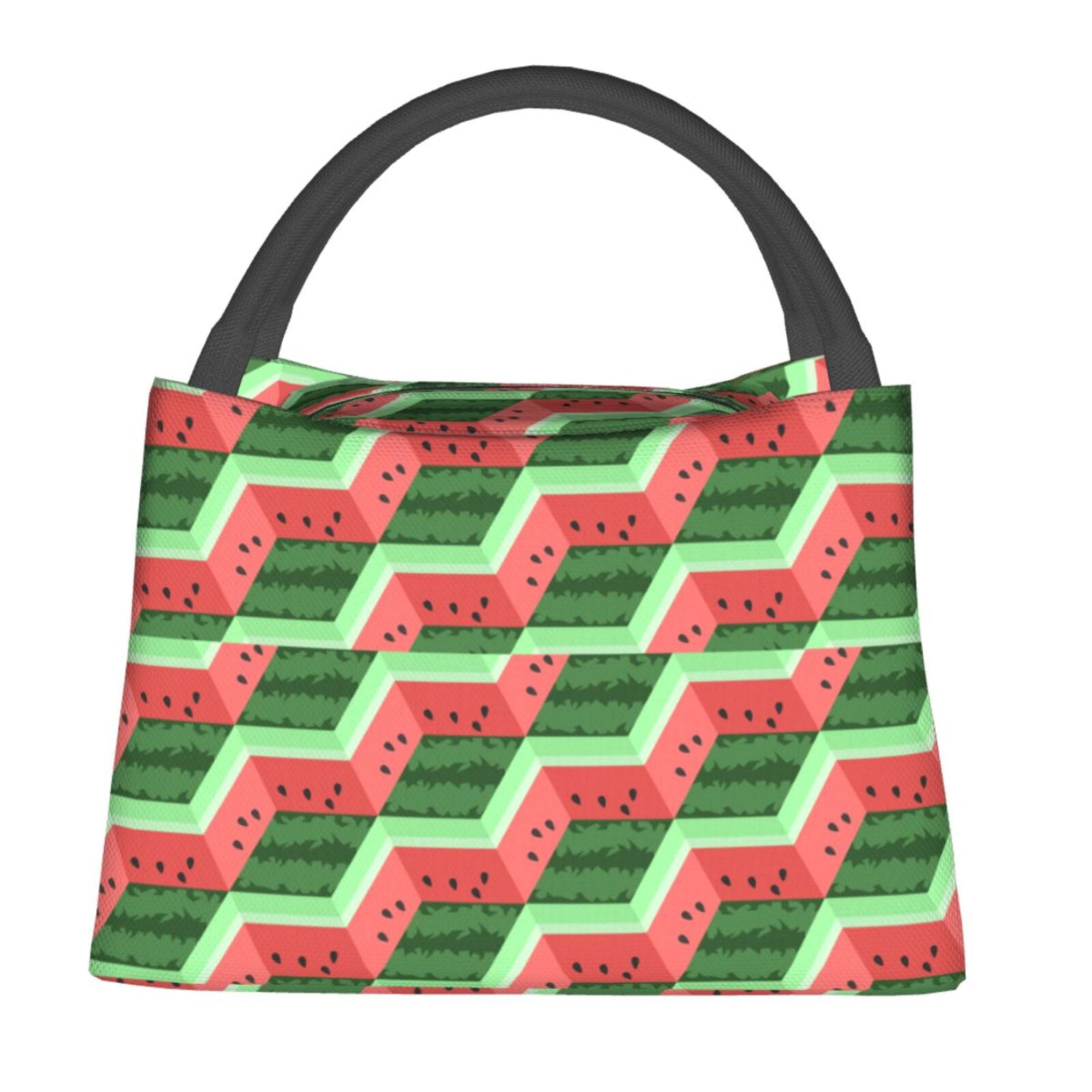 Matuu Geometric Watermelon for Lunch Bag Thermal Insulated Bag ...