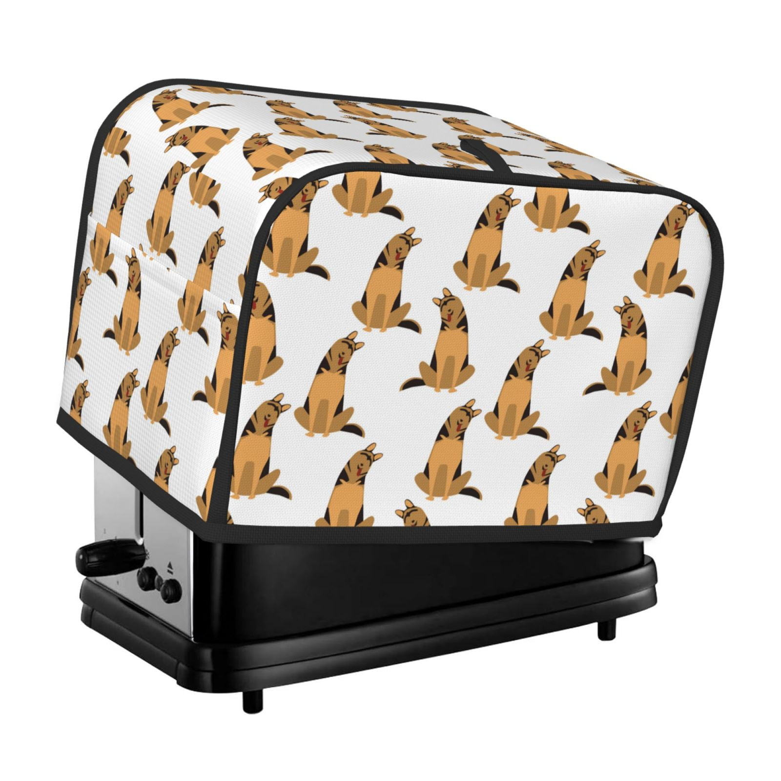 Matuu German Shepherd Dog for Universal 2 slice Toaster Cover, Small ...