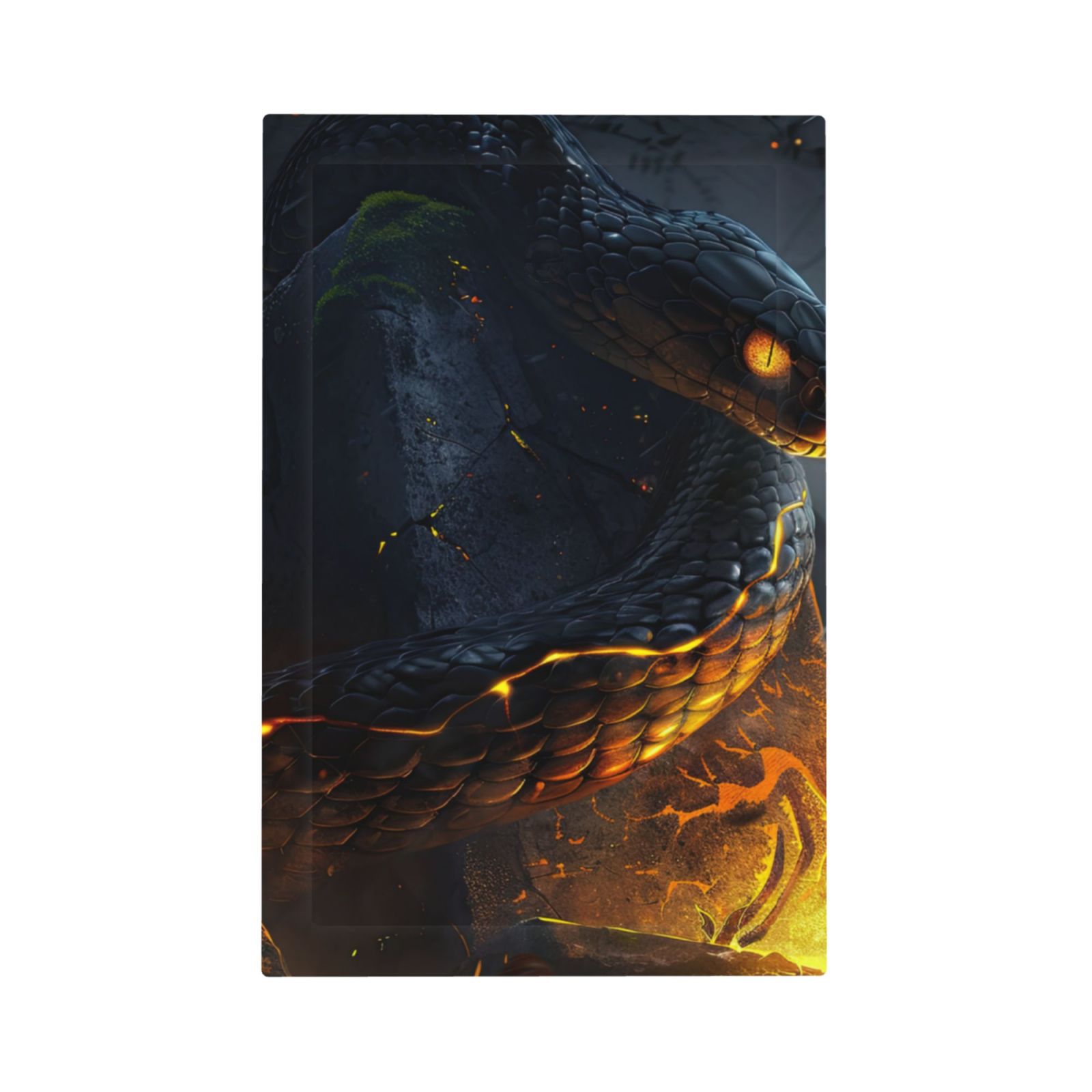 Matuu Glowing Snake Dark Forest for Modern Decorative Wall Plate Switch ...