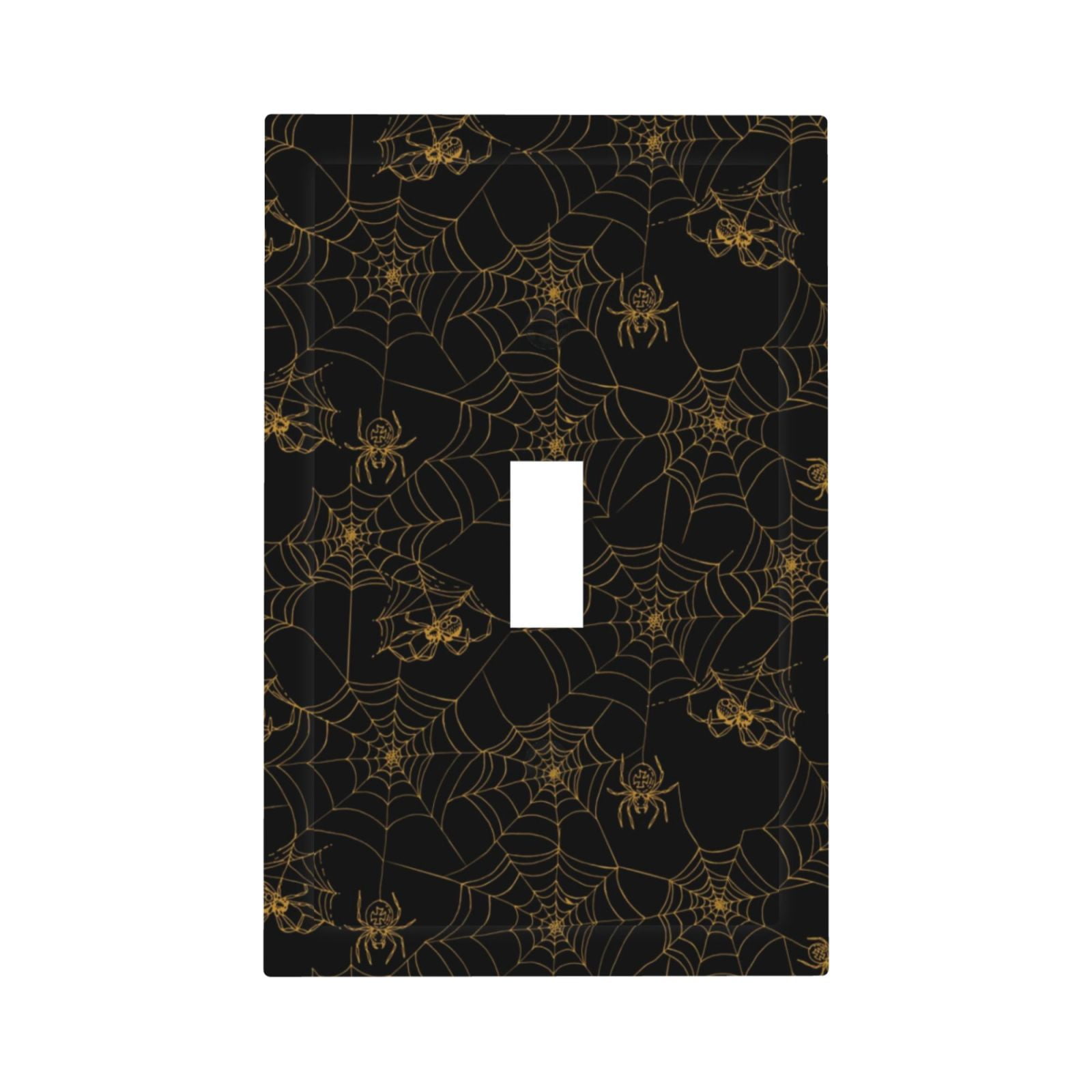 Matuu Gold Spiders And Cobwebs for Modern Decorative Wall Plate Switch ...