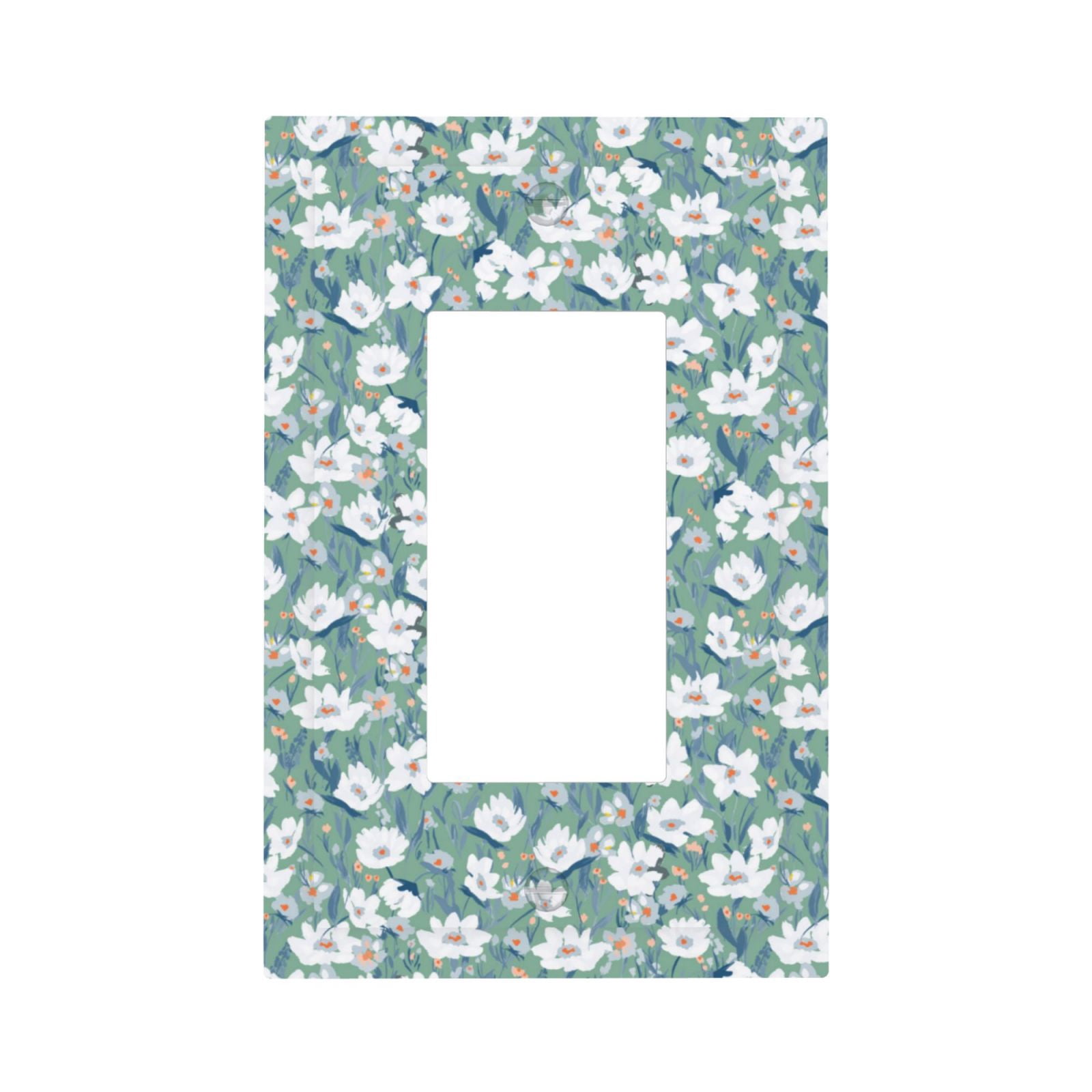 Matuu Gouache Flowers for Modern Decorative Wall Plate Switch Plate ...