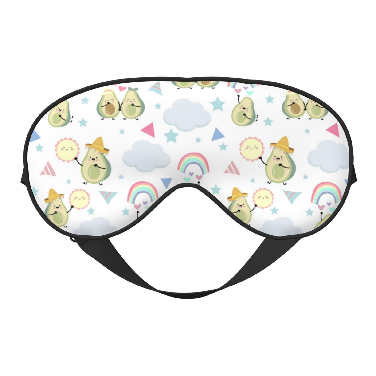 Matuu Green Blue Avocado for Soft Eye Mask Sleep Mask with Elastic ...