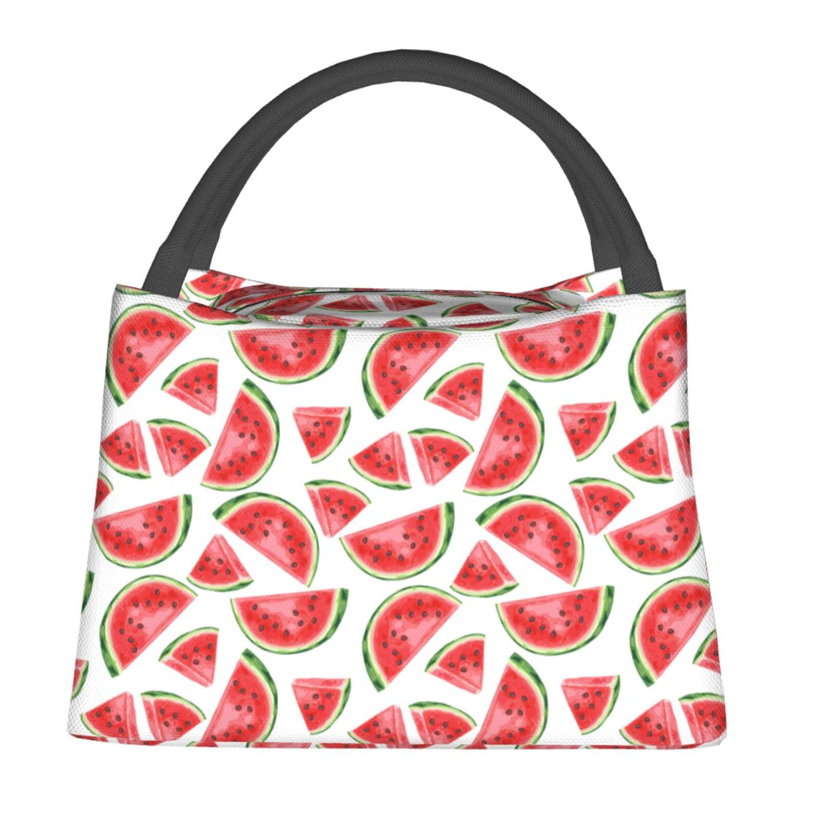 Matuu Hand Drawn Watermelon for Lunch Bag Thermal Insulated Bag ...