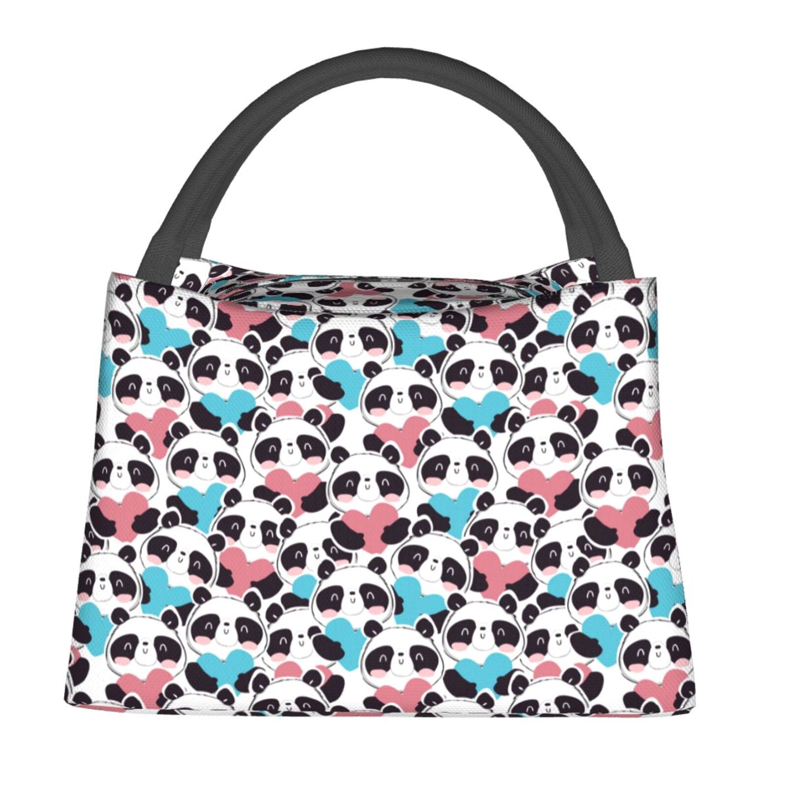 Matuu Heart Panda for Lunch Bag Thermal Insulated Bag – Portable Food ...