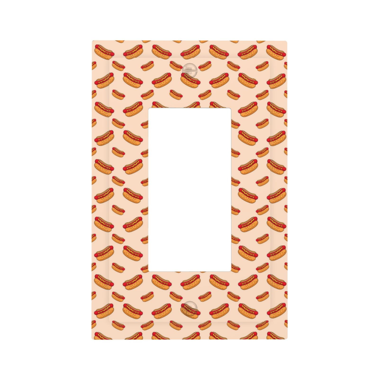 Matuu Hot Dog 2 for Modern Decorative Wall Plate Switch Plate Outlet ...
