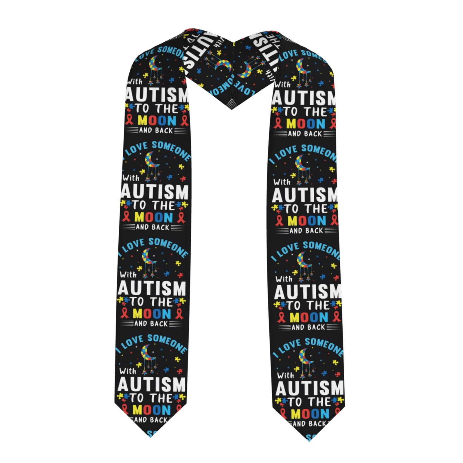 Matuu I Love With Autism To The Moon And Back for Unisex Adult ...
