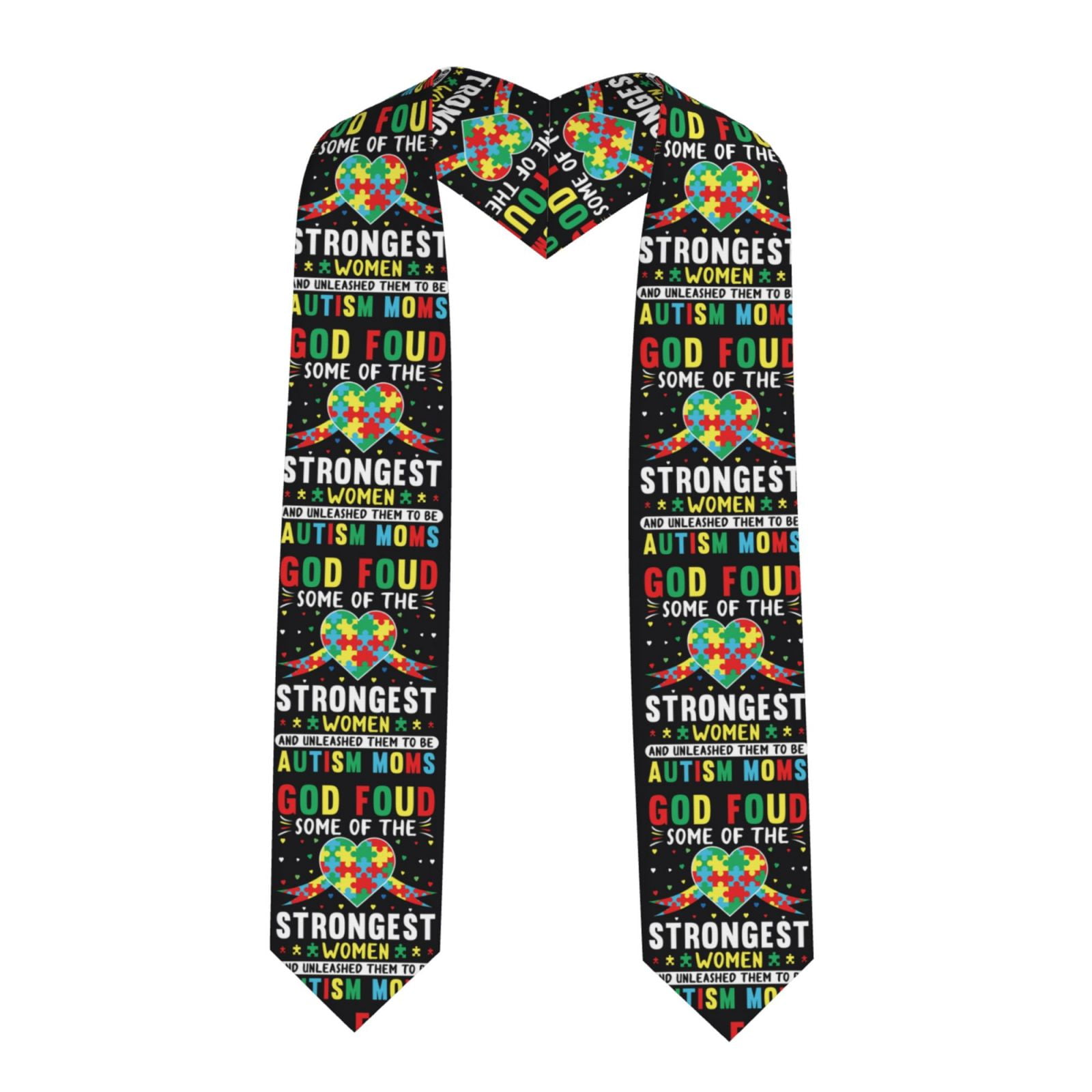 Matuu I Love With Autism for Unisex Adult Graduation Stole 72” Long ...