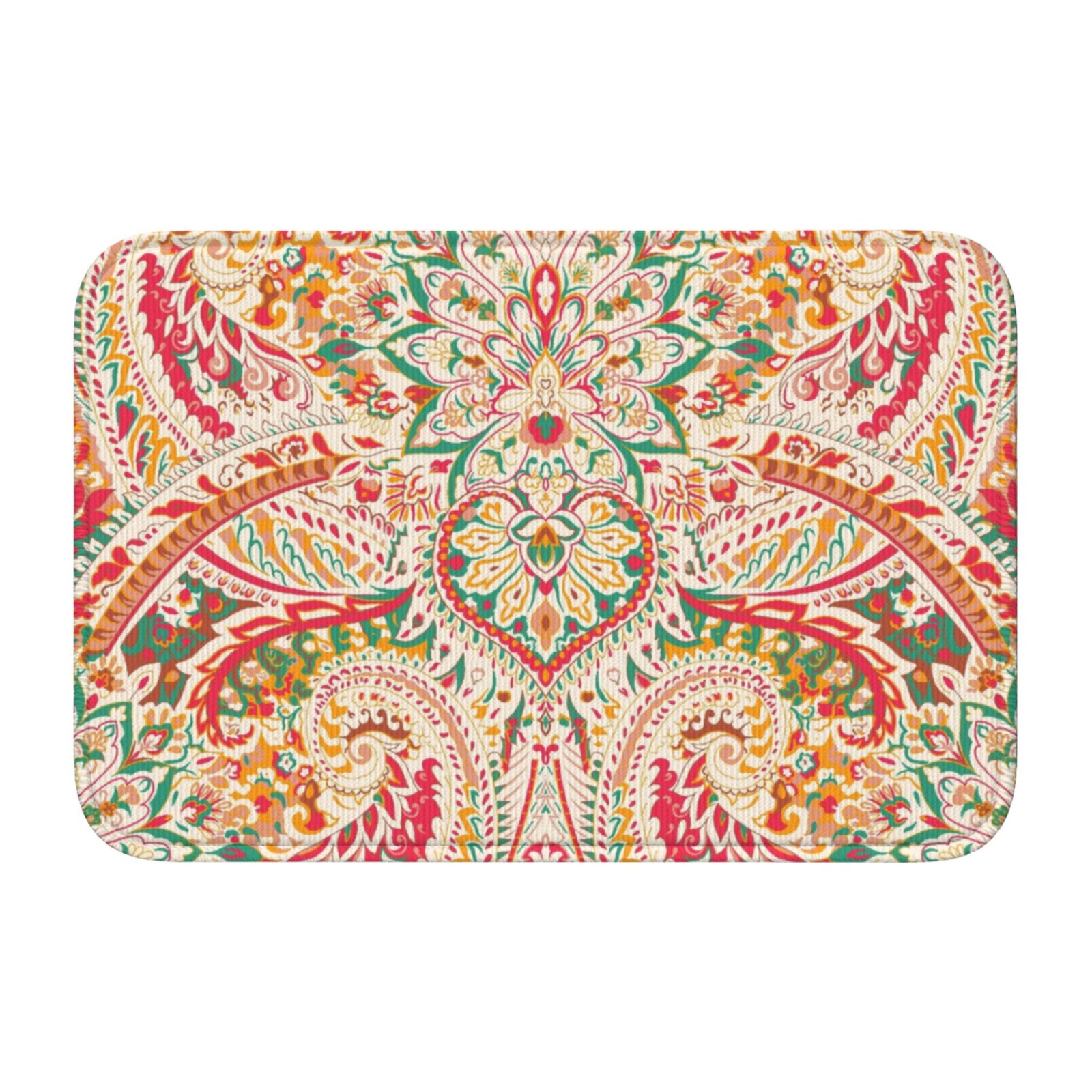Matuu Indian Paisley 1 for Premium 40x60cm Mat Outdoor Entrance Welcome ...