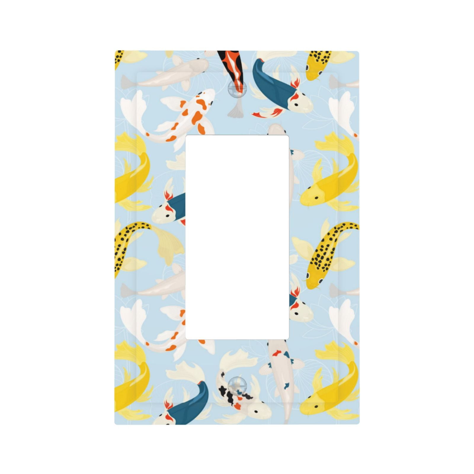 Matuu Japanese Carps for Modern Decorative Wall Plate Switch Plate ...